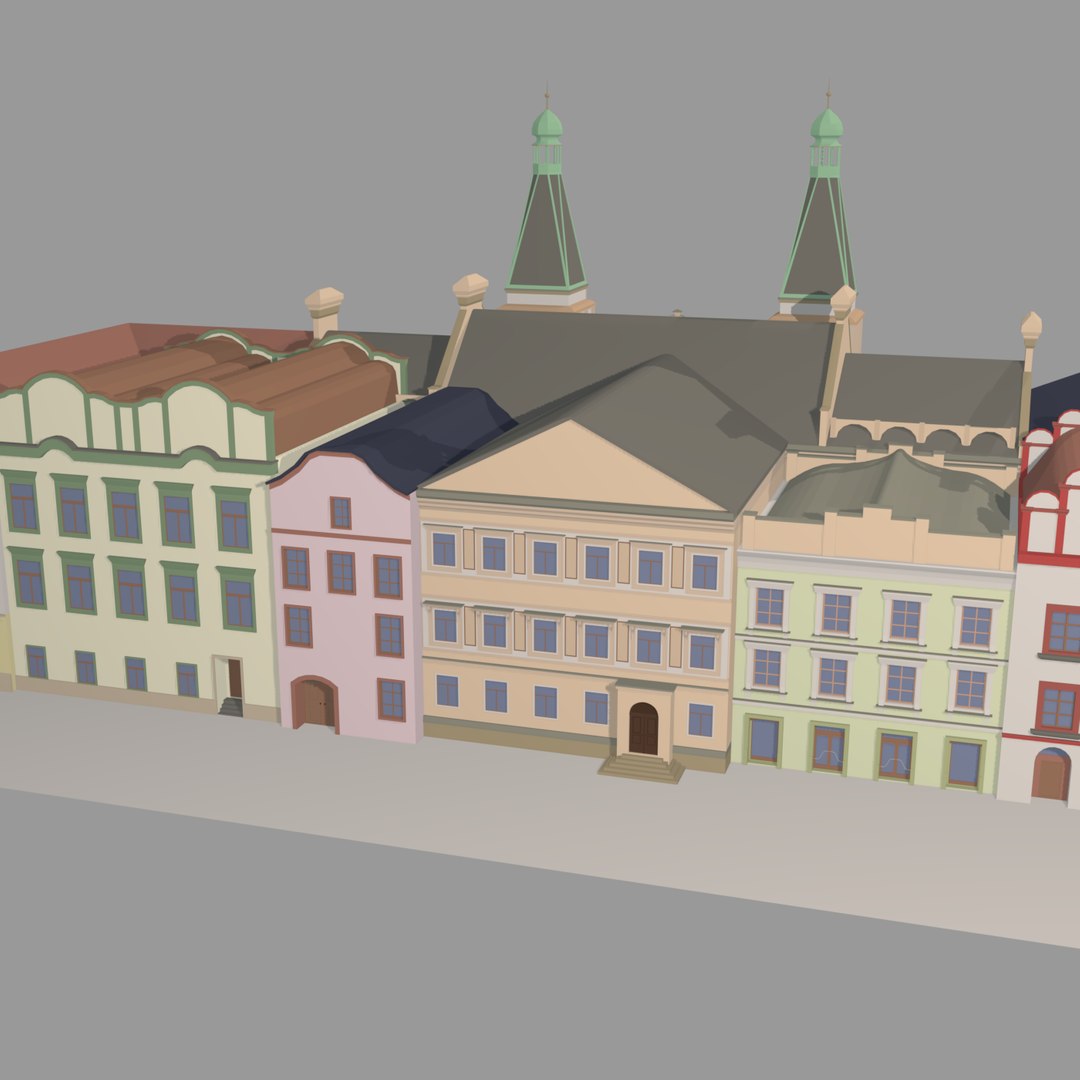 City Center 3D Model - TurboSquid 1419368