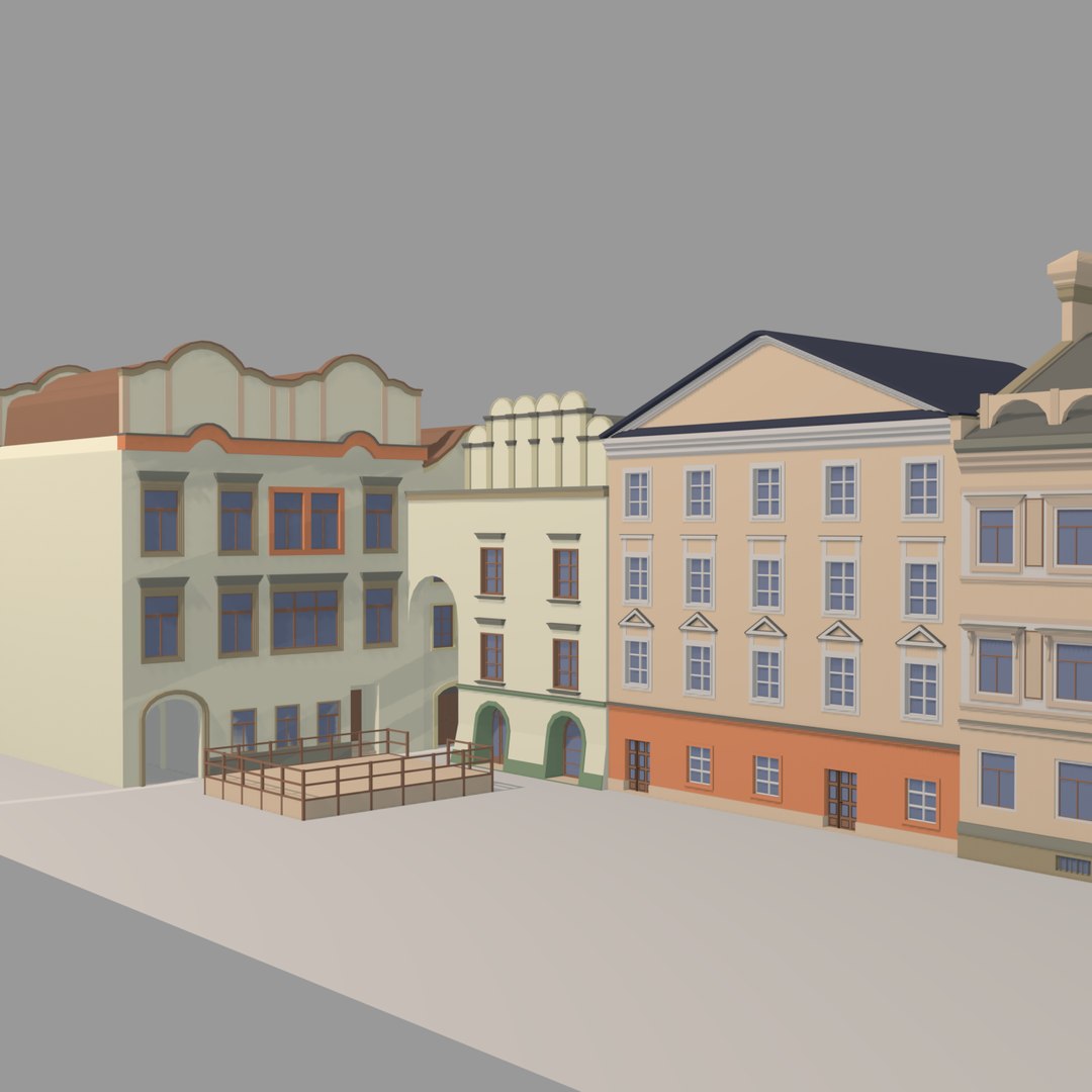 City Center 3D Model - TurboSquid 1419368