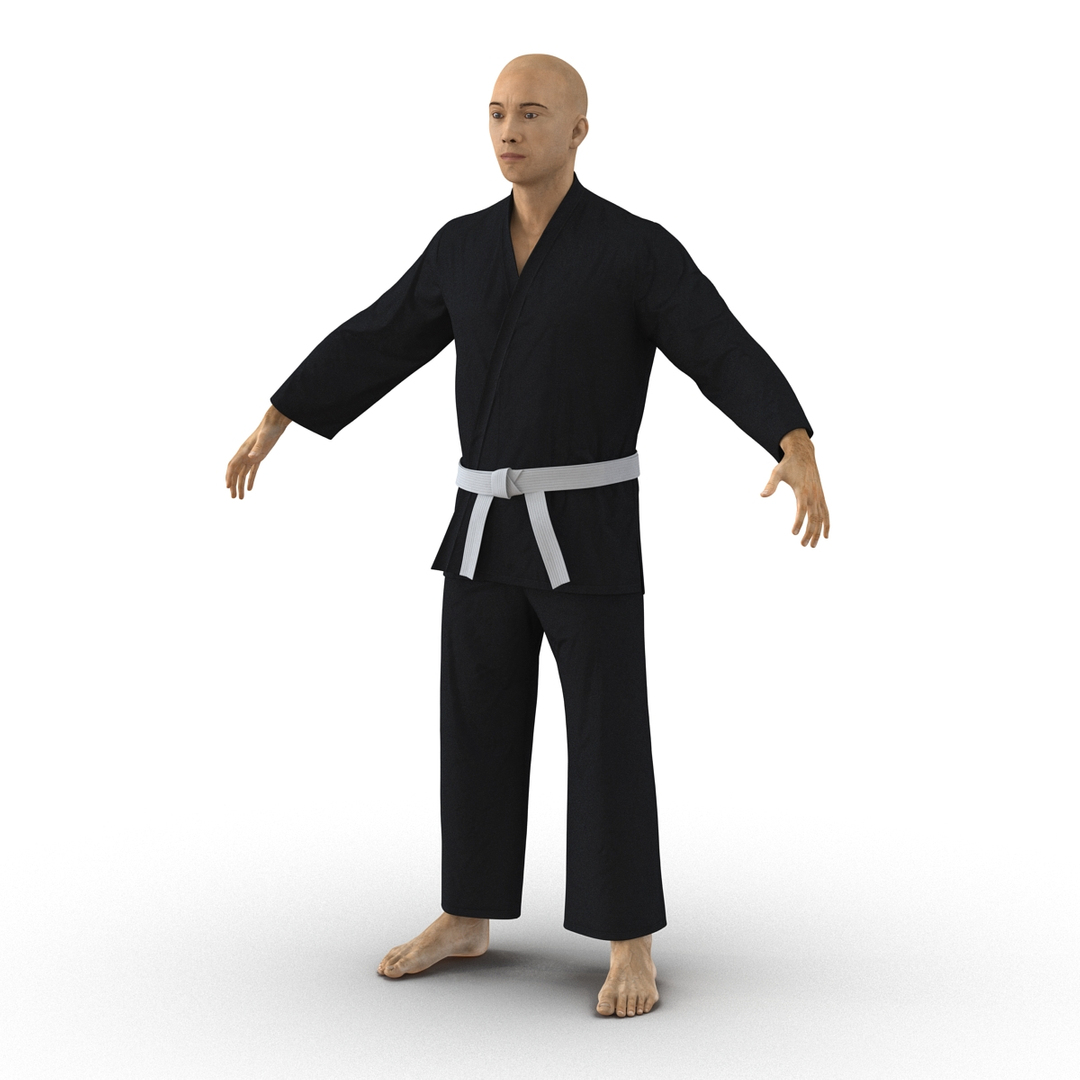 Karate Fighters 3D Model - TurboSquid 1195985