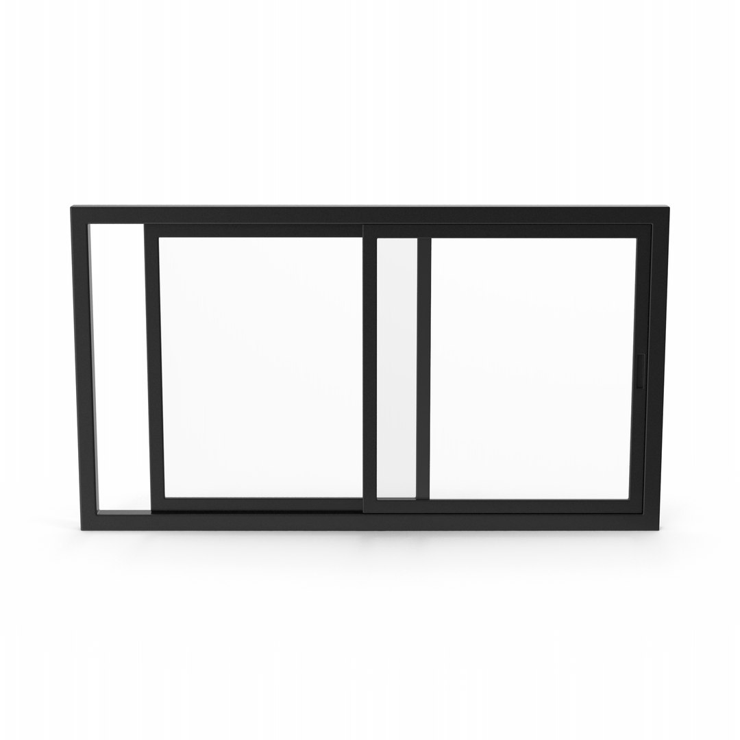 3D Opened Sliding Window - TurboSquid 2488153