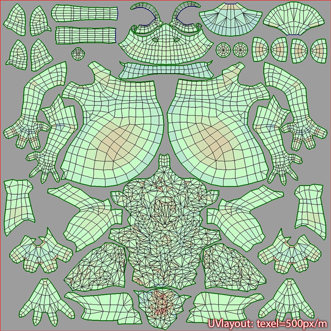 fat frog rig 3d model