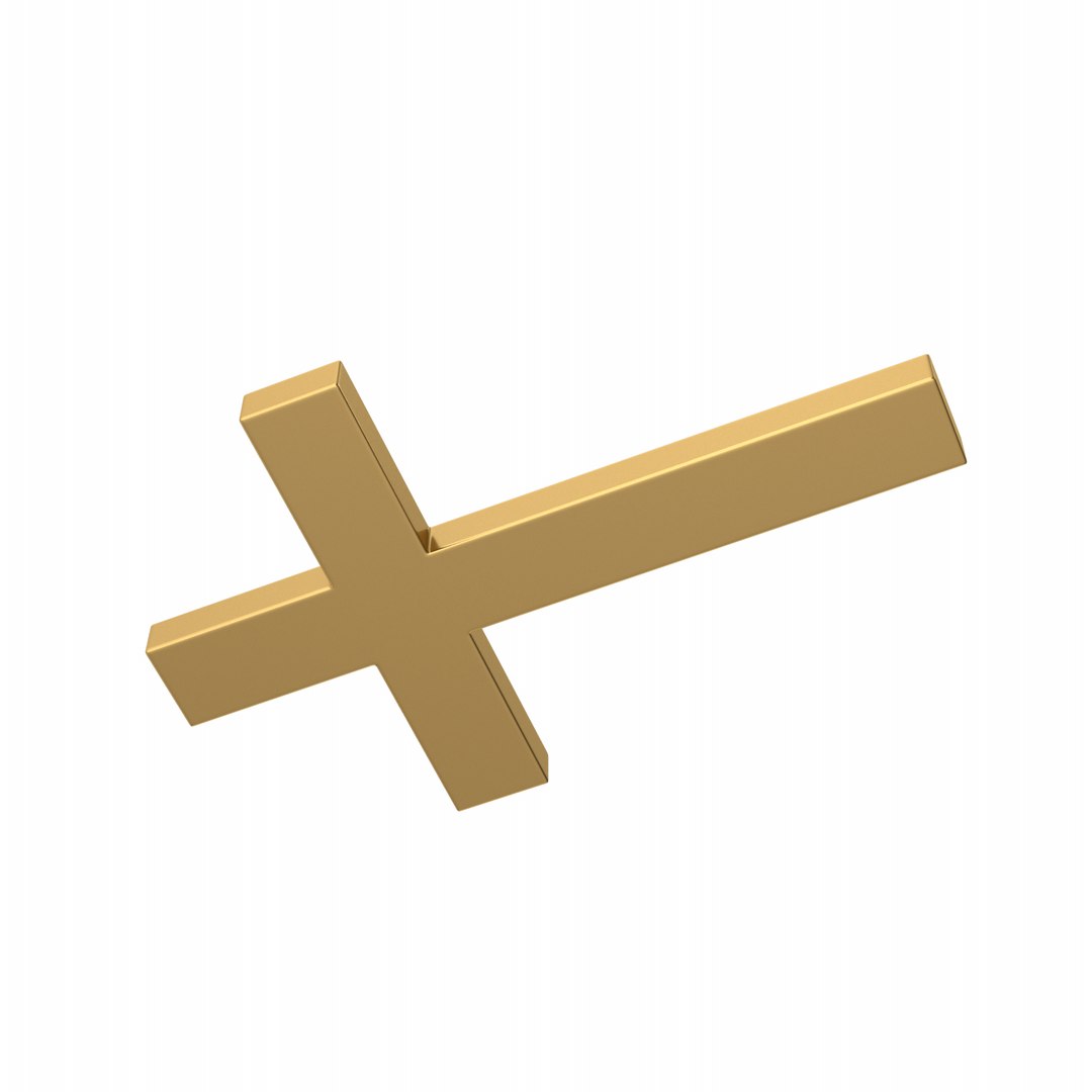 Gold Christian Cross 3D - TurboSquid 2138415