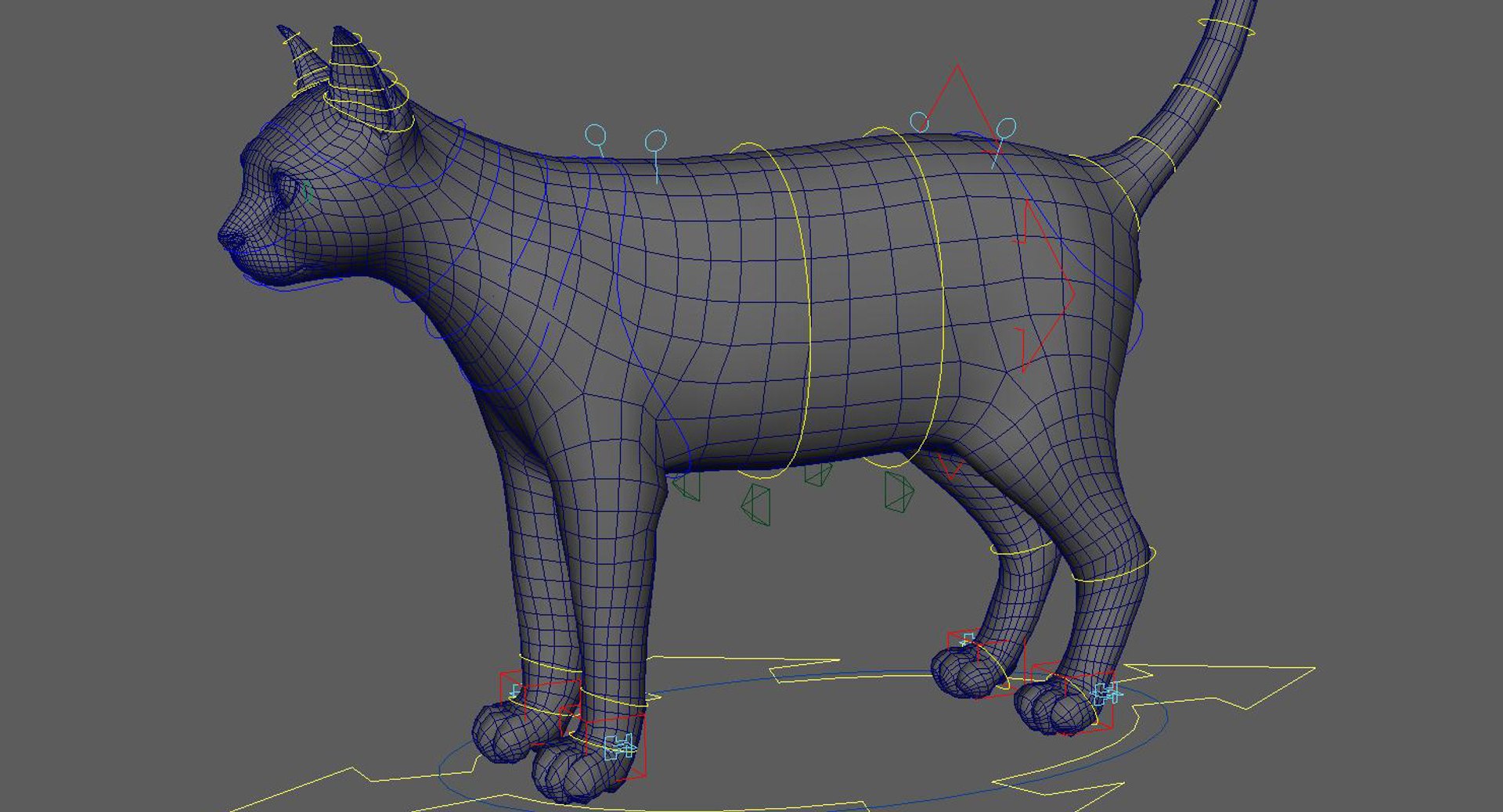 3D cat animation model - TurboSquid 1327406