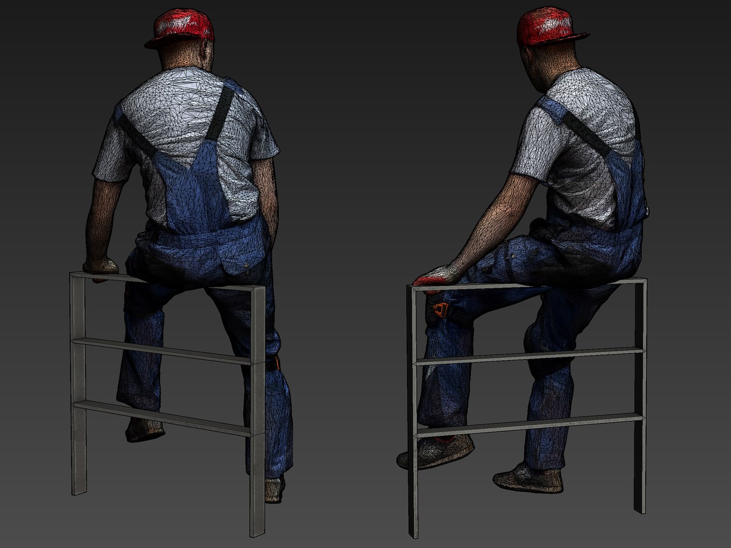 Stylized Car Mechanic Character Model - TurboSquid 1723879