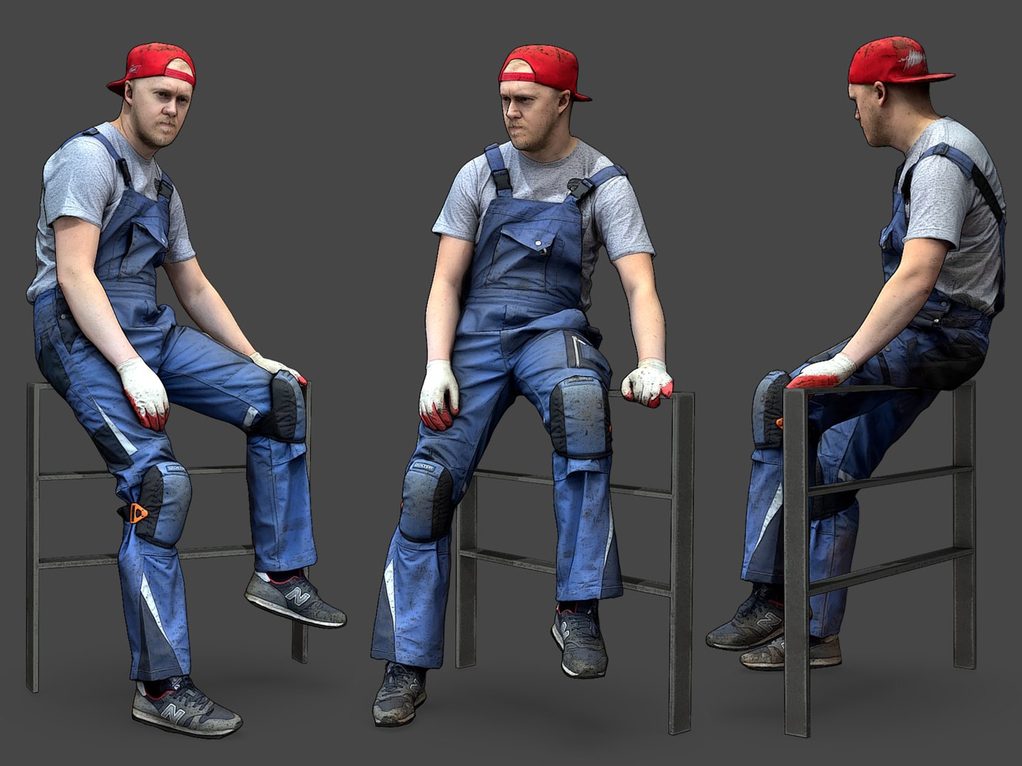 Stylized Car Mechanic Character Model - TurboSquid 1723879