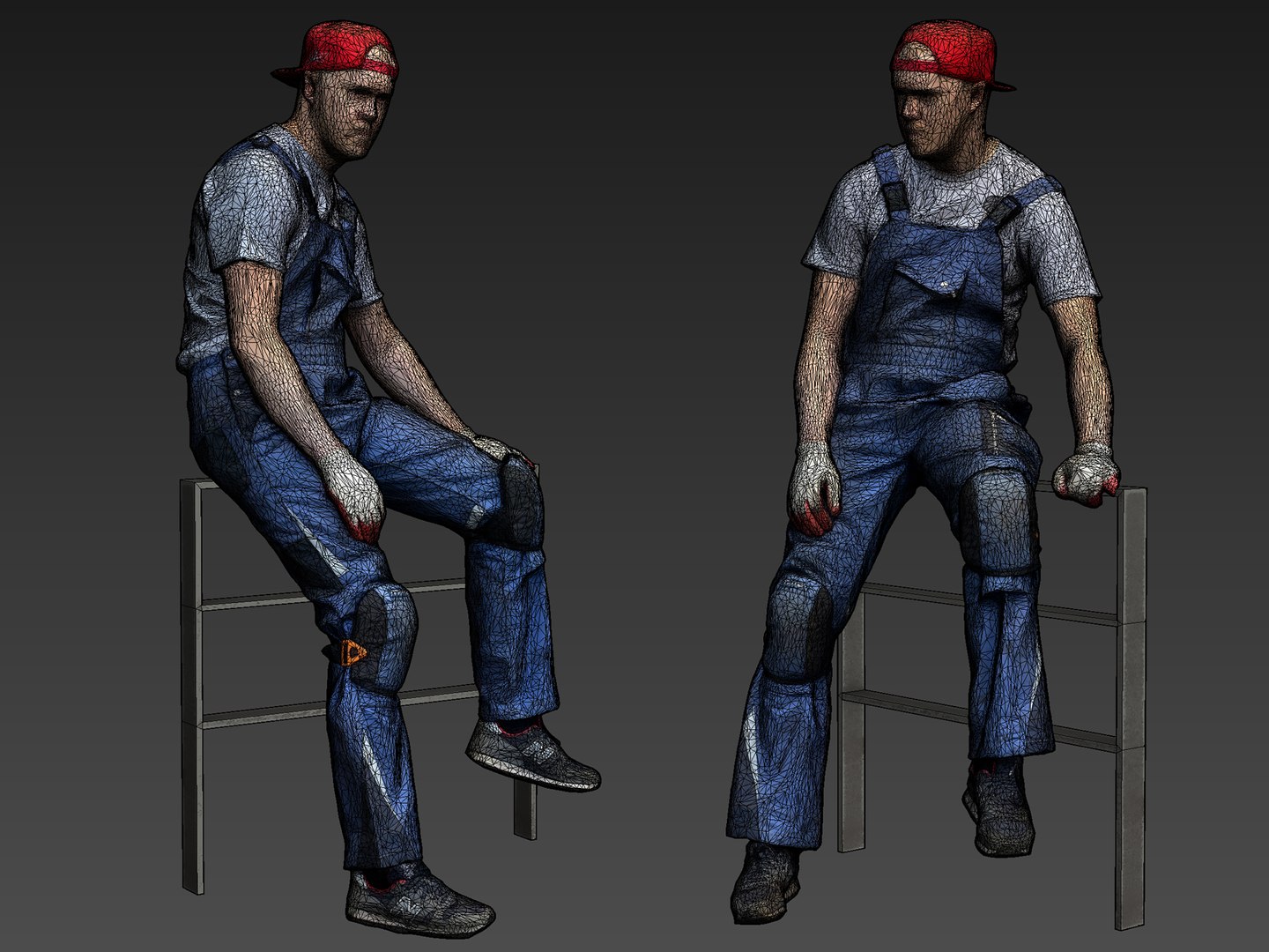 Stylized Car Mechanic Character Model - TurboSquid 1723879