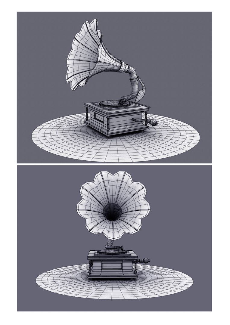 3D gramaphone model - TurboSquid 1515221