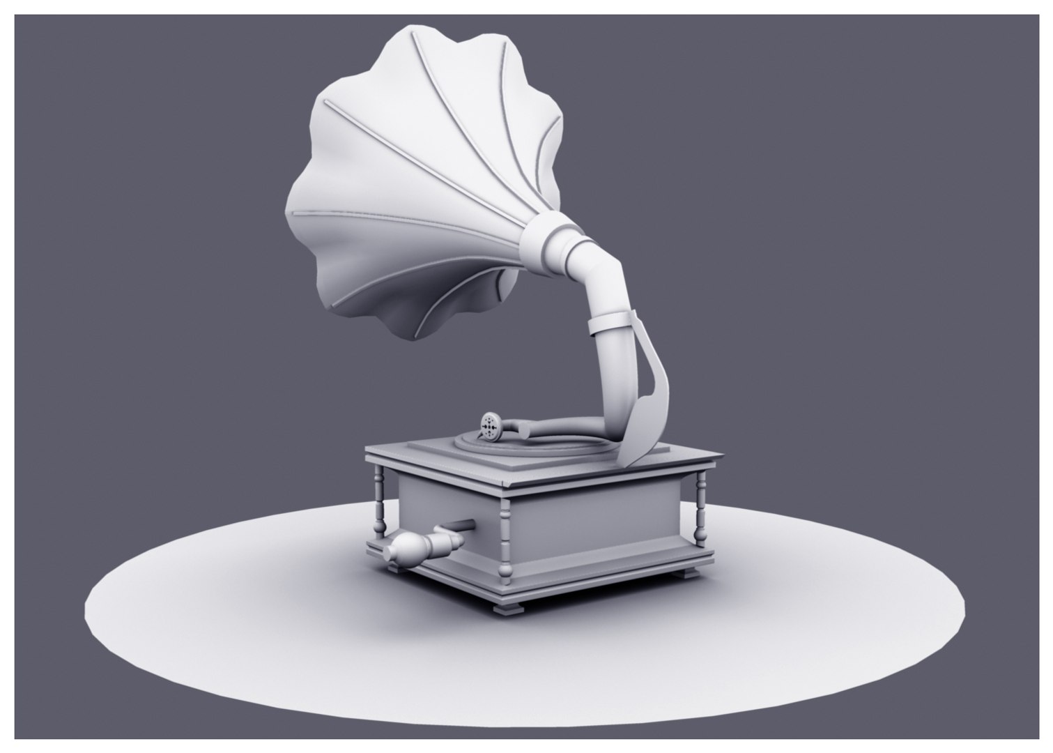 3D gramaphone model - TurboSquid 1515221