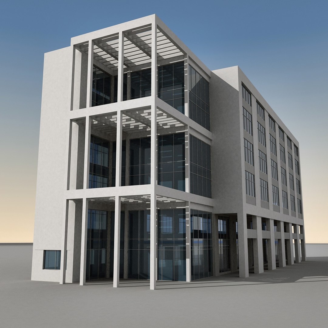 3d Model Modern Building