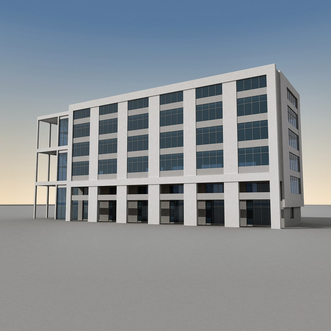 3d Model Modern Building
