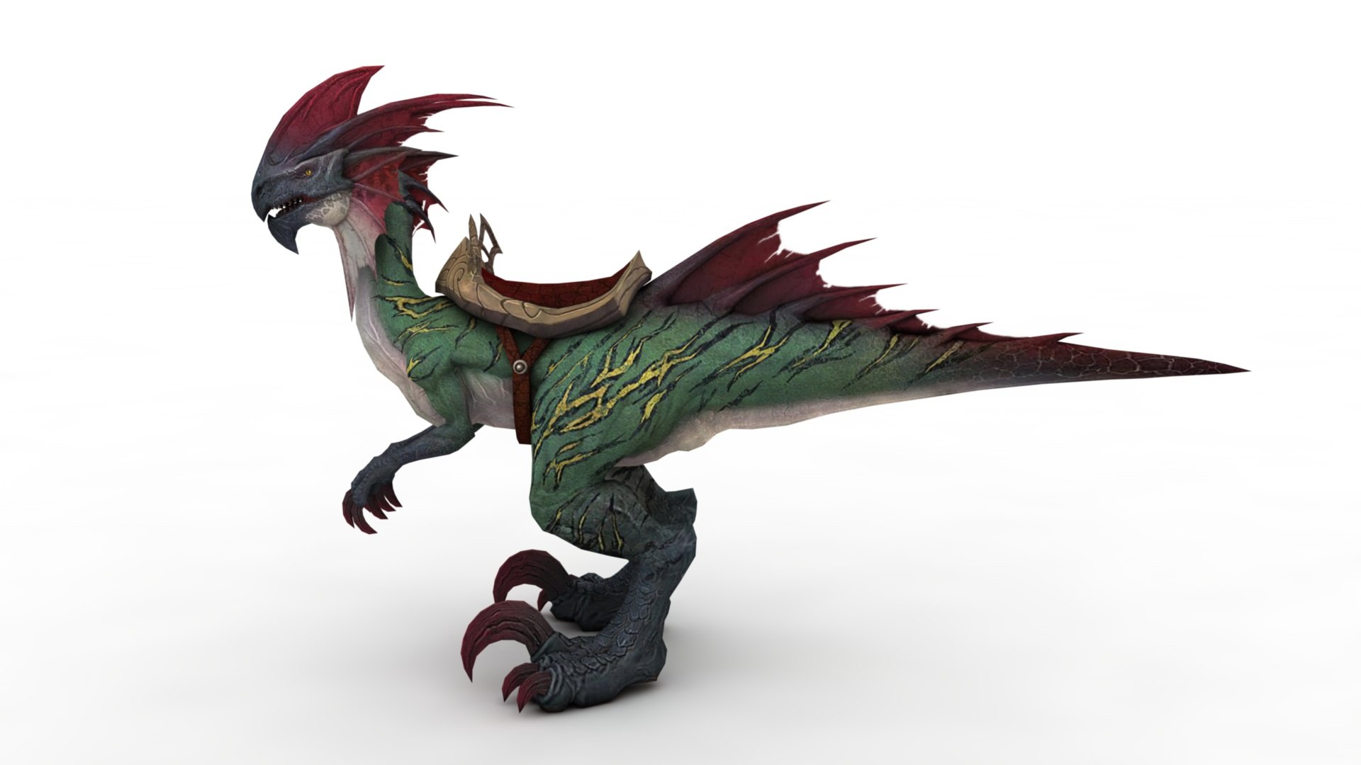 Cartoon Reptor Model - TurboSquid 1971892