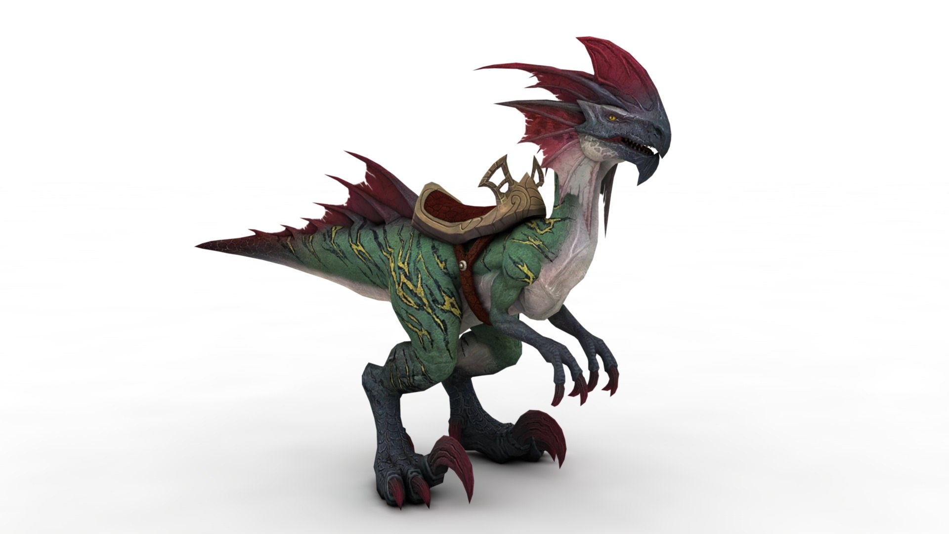 Cartoon Reptor Model - TurboSquid 1971892