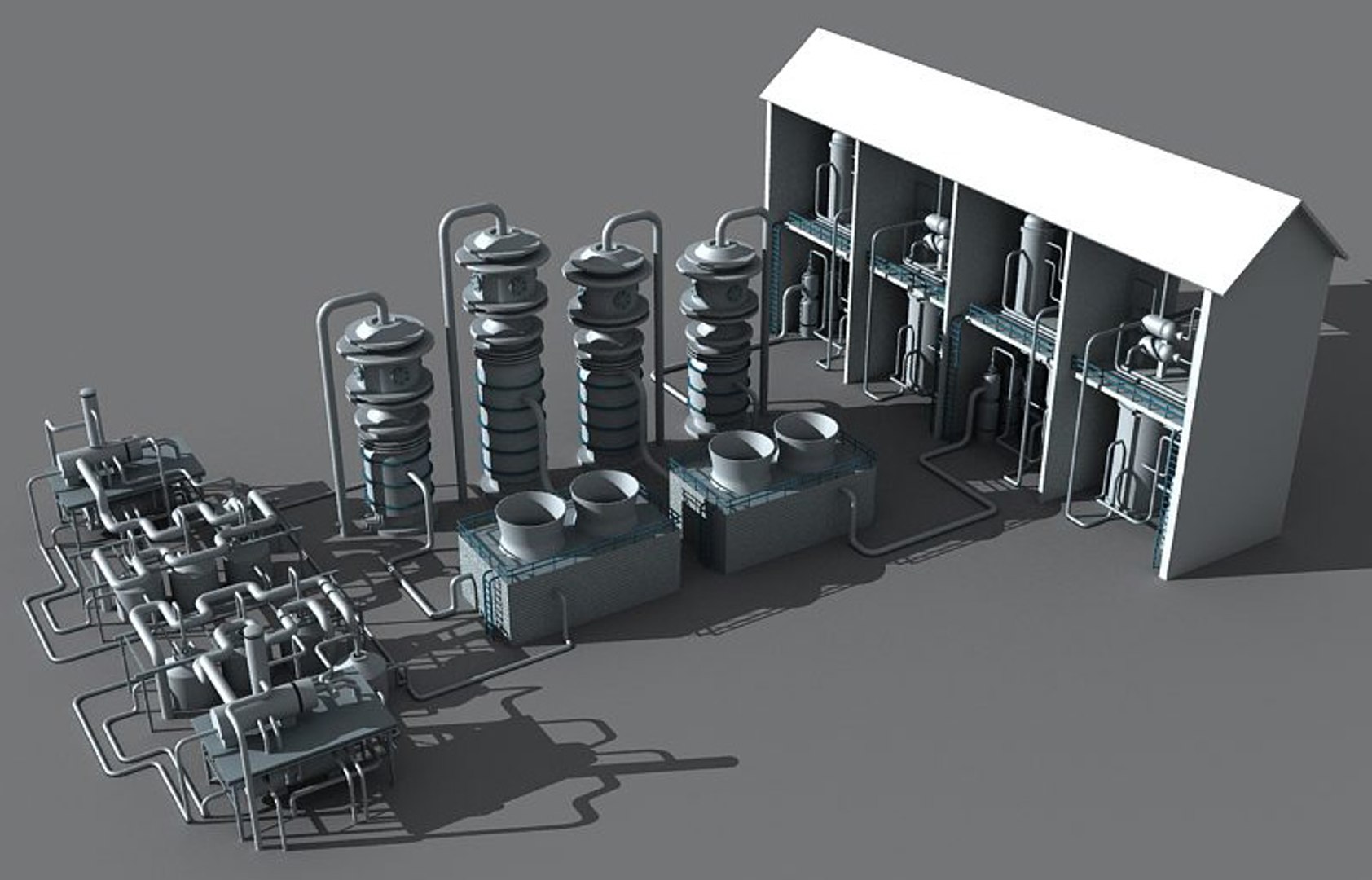 3d Model Refinery Unit 6