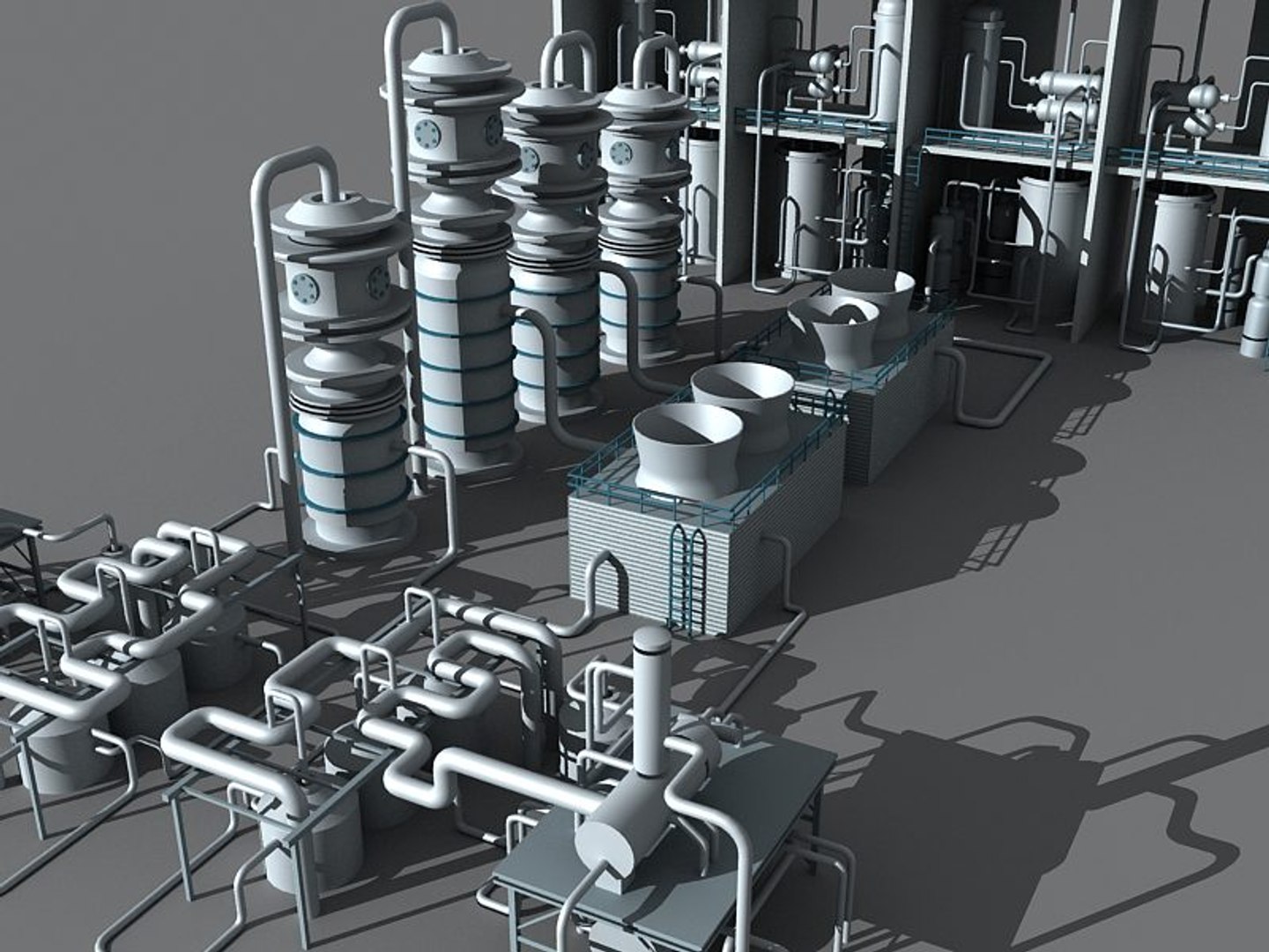 3d Model Refinery Unit 6