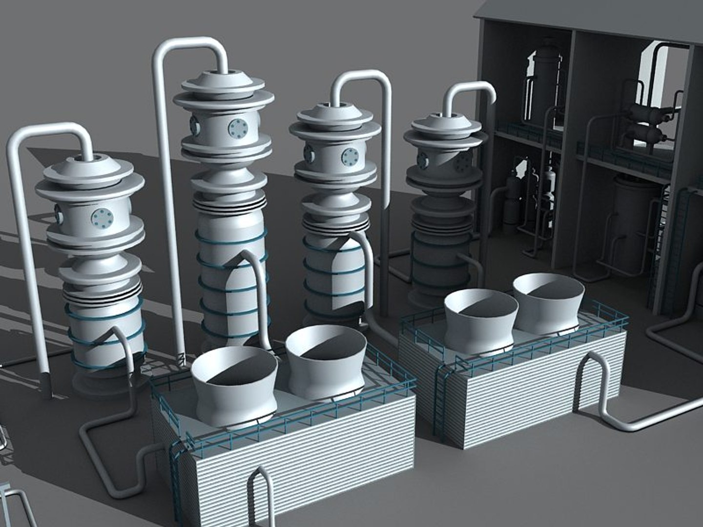 3d Model Refinery Unit 6