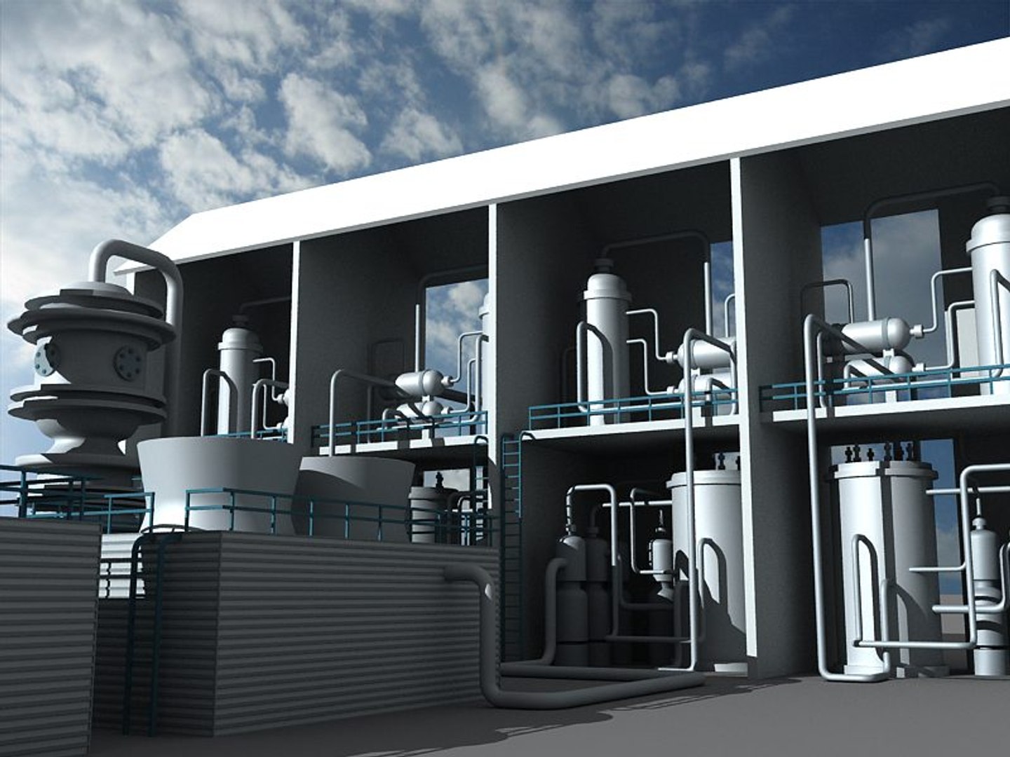 3d Model Refinery Unit 6