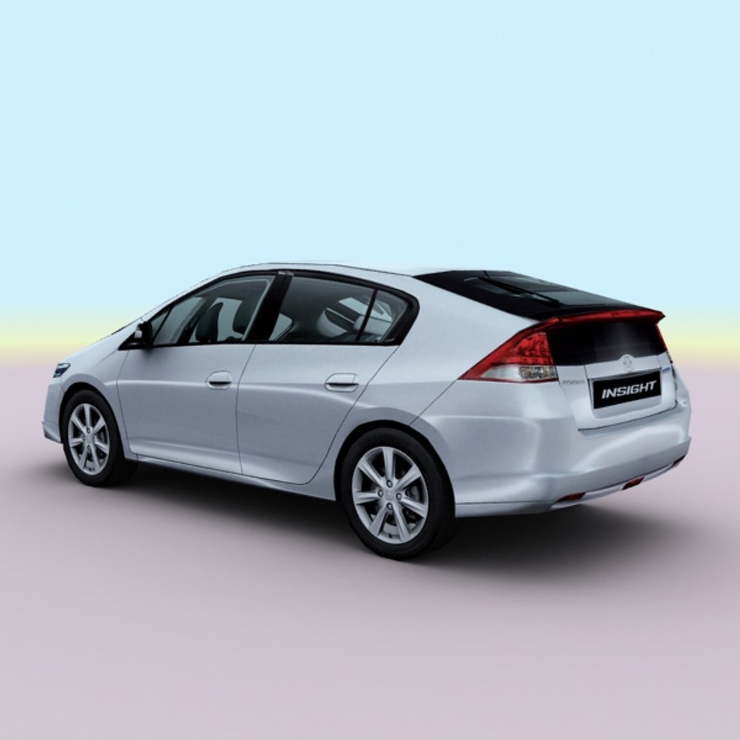3d Model 2010 Honda Insight Hyrid
