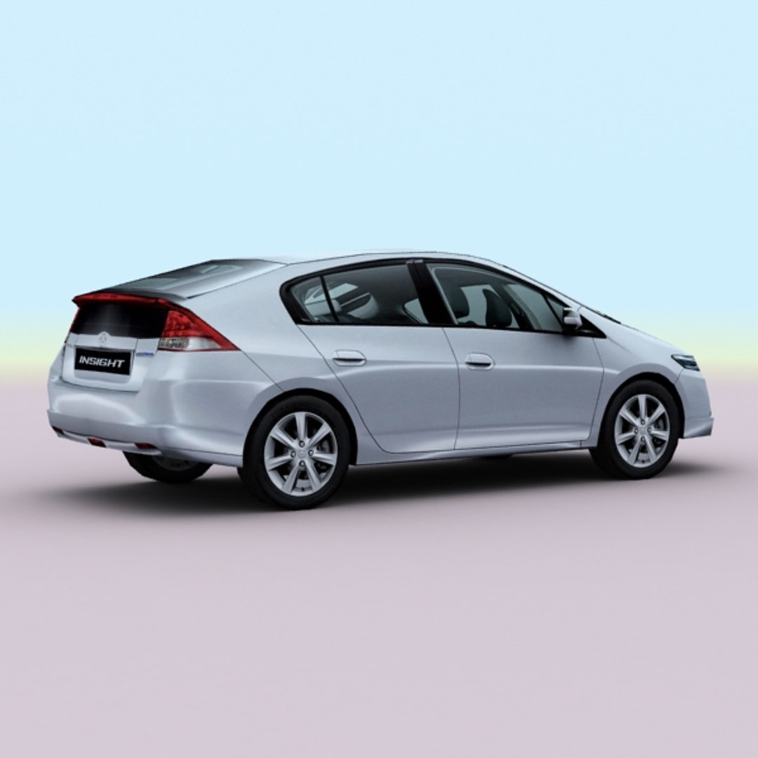 3d Model 2010 Honda Insight Hyrid