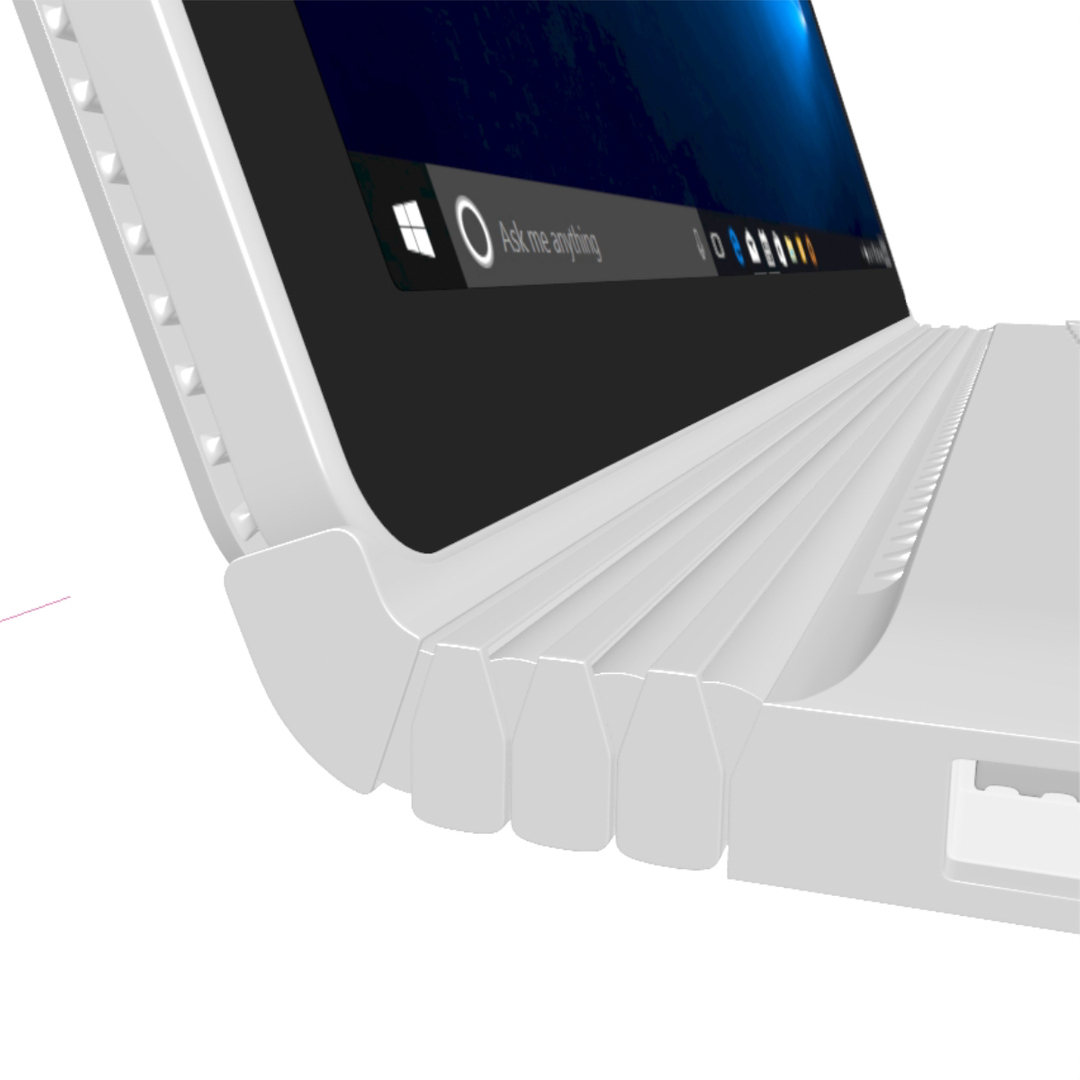 3d Realistic Microsoft Surface Book