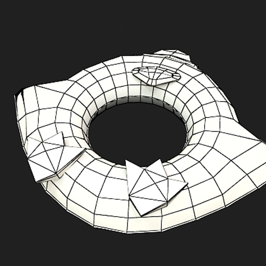 3d inflatable swim ring