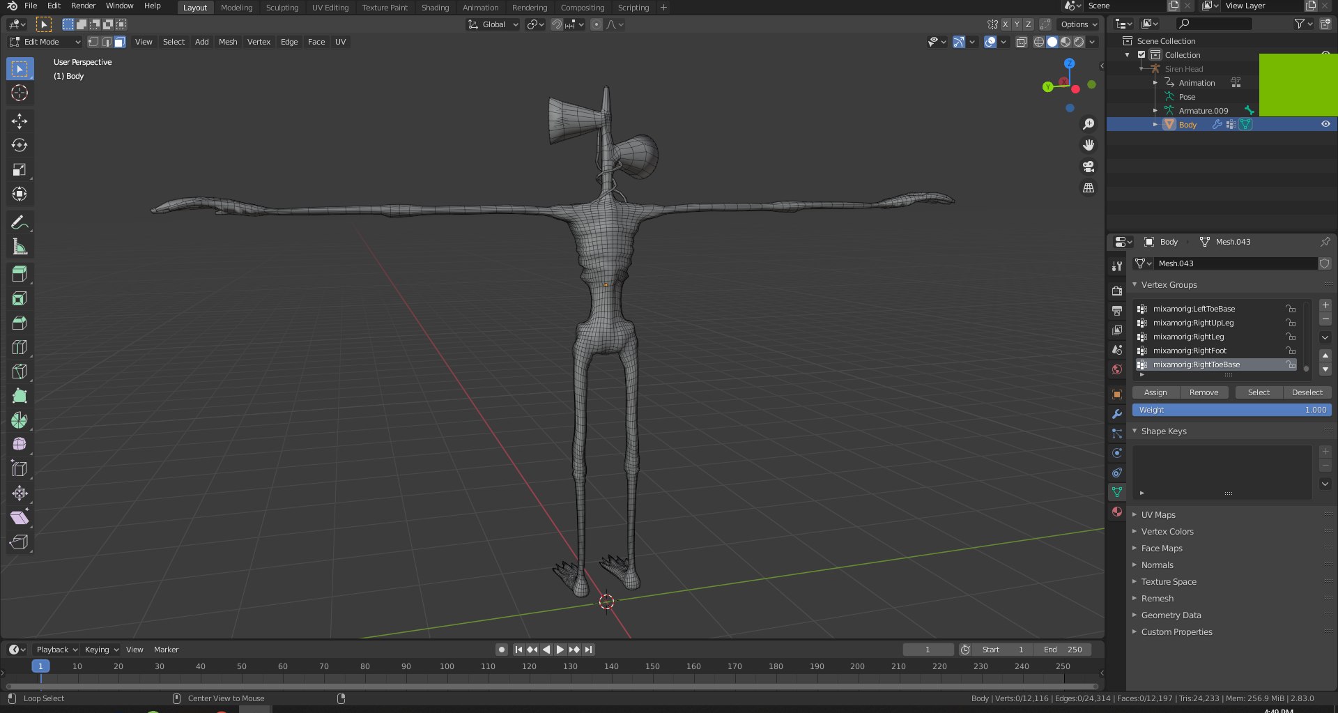 Siren Head 3D Model - TurboSquid 1596739