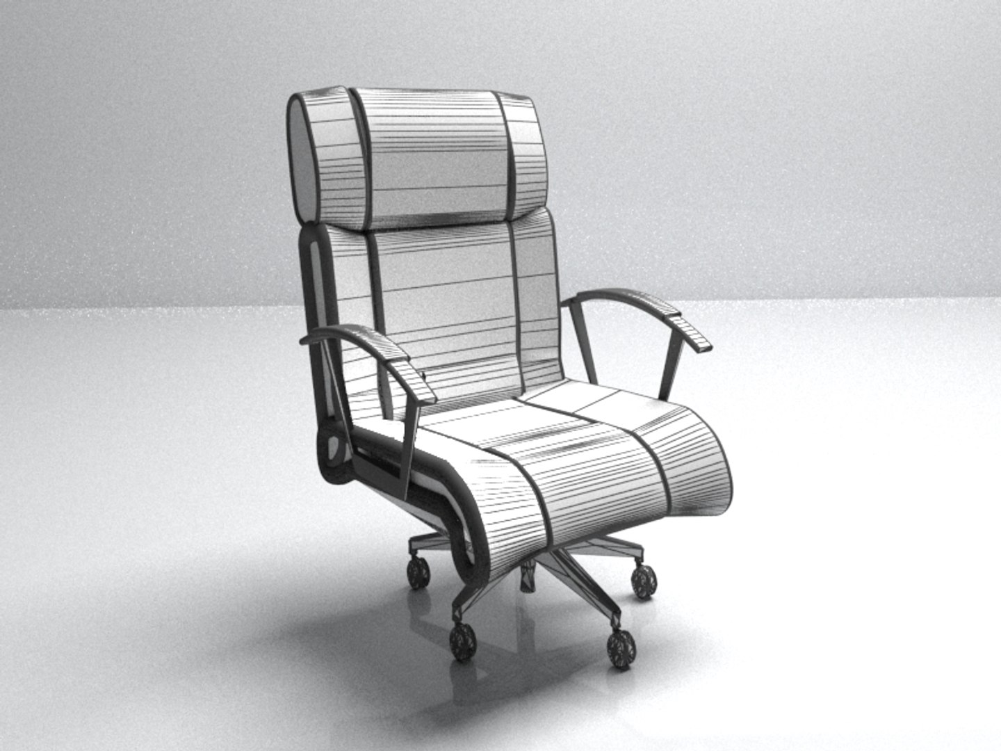 Executive Chair Model - TurboSquid 1464683