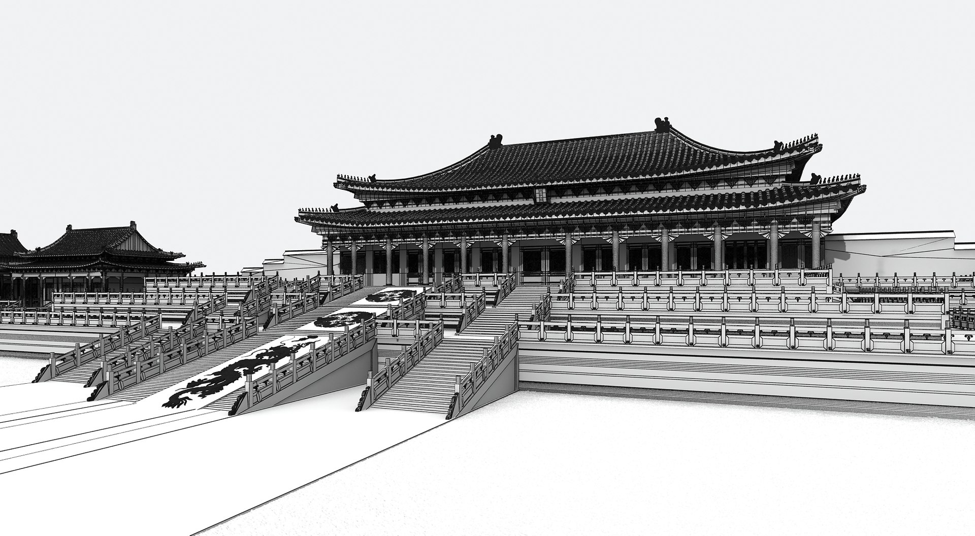 Ancient Chinese Palace 3D Model - TurboSquid 1278009