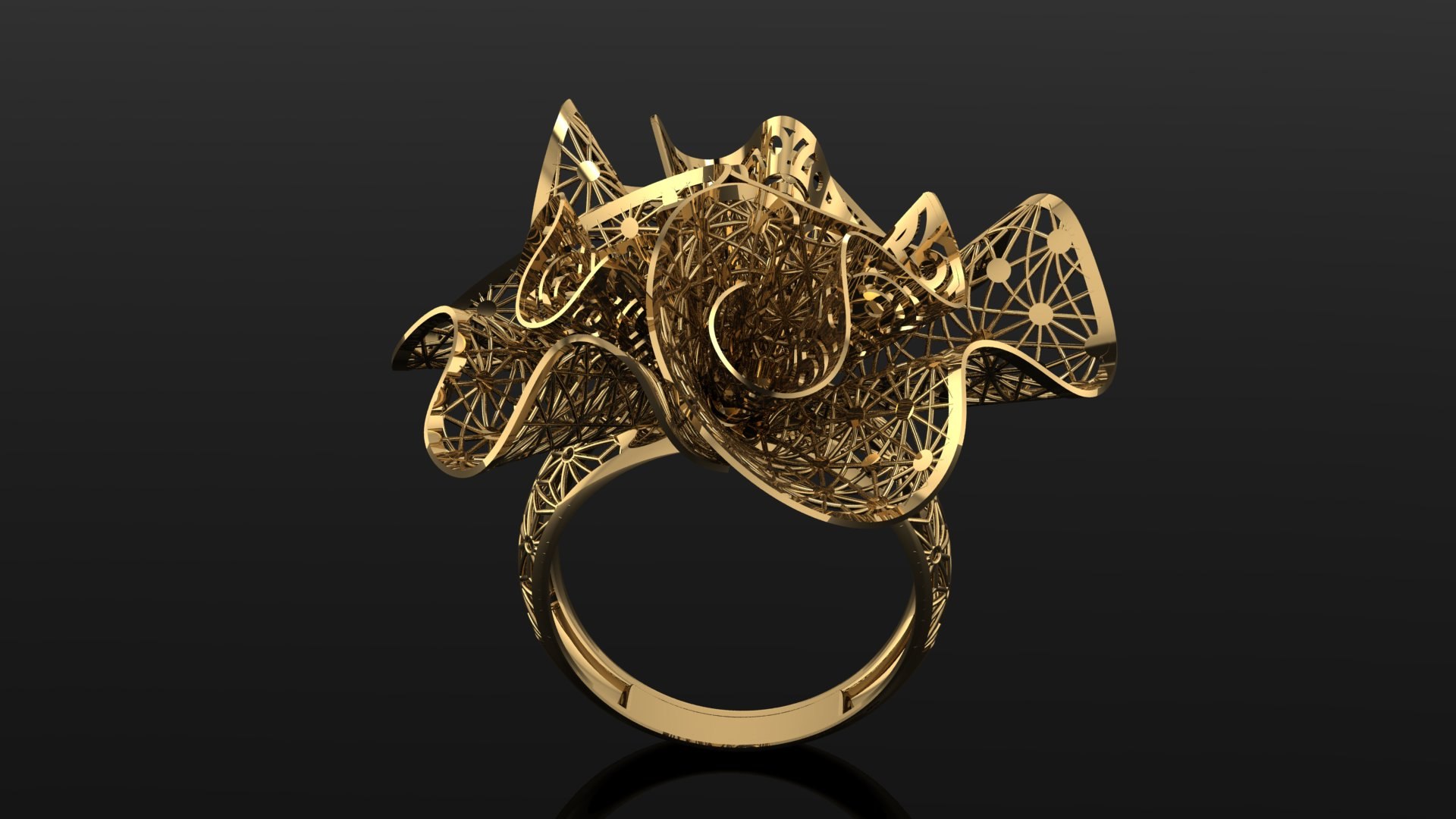 Gold ring 3D model - TurboSquid 1698733