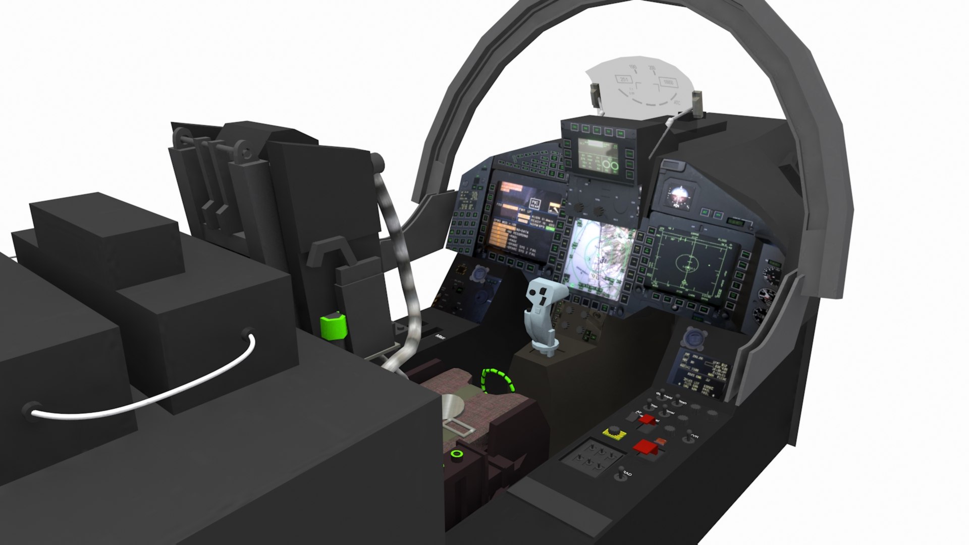 Eurofighter Typhoon Cockpit 3D - TurboSquid 2110429