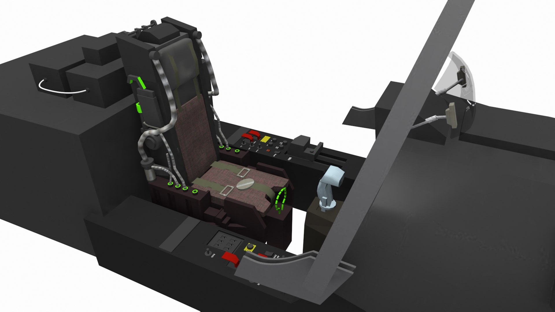 Eurofighter Typhoon Cockpit 3D - TurboSquid 2110429