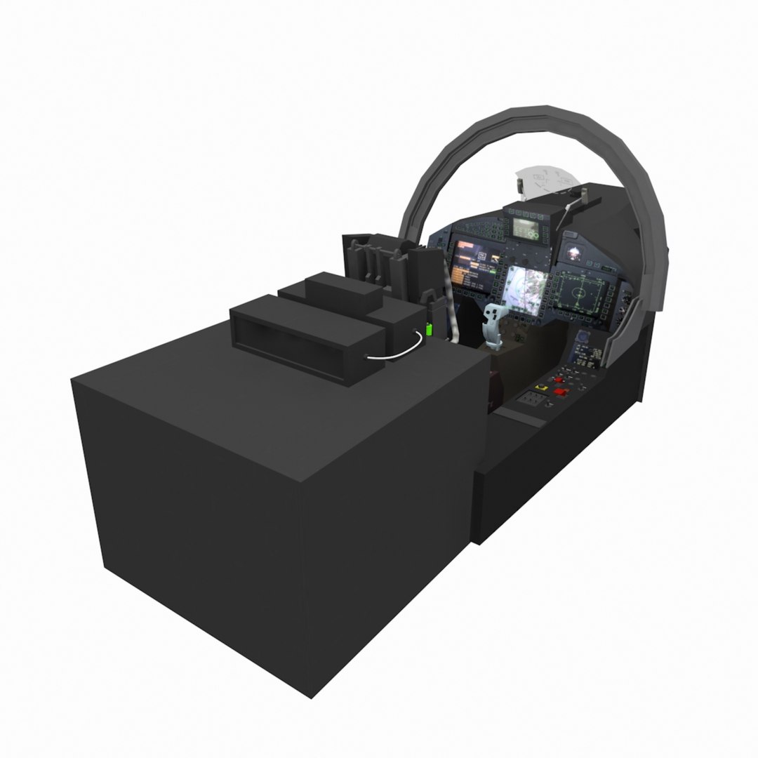 Eurofighter typhoon cockpit 3D - TurboSquid 2110429
