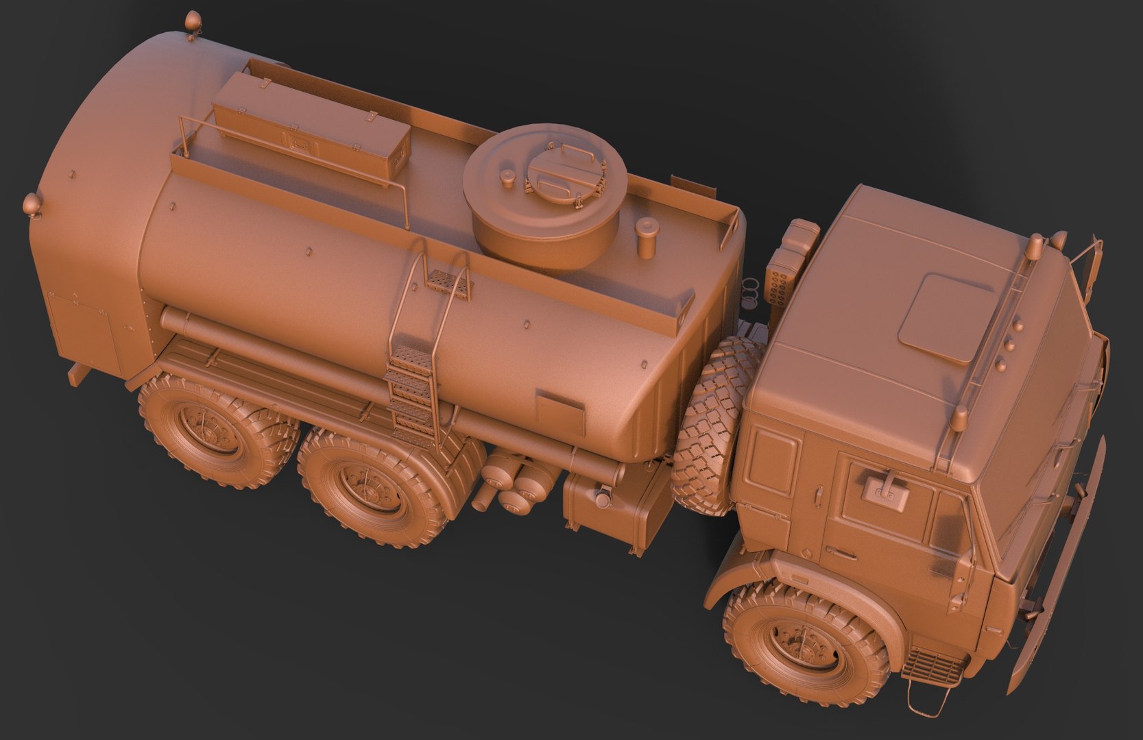 3D Kamaz ATZ 12 Tanker - TurboSquid 1995463