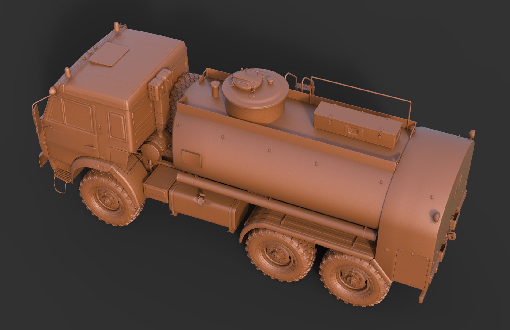 3D Kamaz ATZ 12 Tanker - TurboSquid 1995463