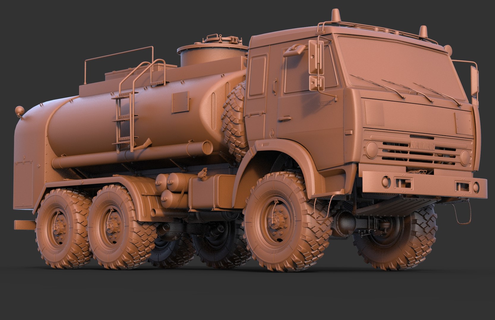 3D Kamaz ATZ 12 Tanker - TurboSquid 1995463