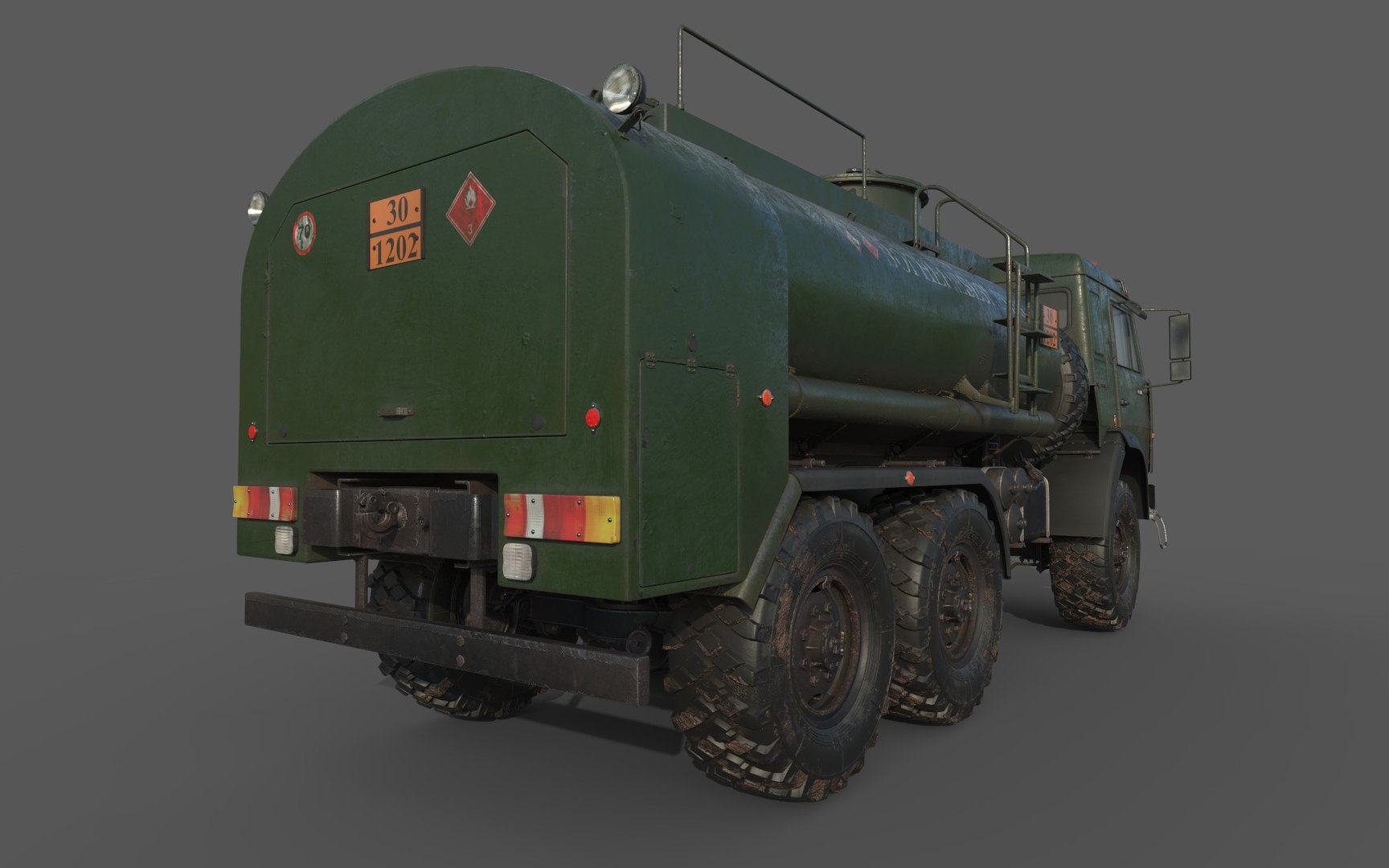 3D Kamaz ATZ 12 Tanker - TurboSquid 1995463