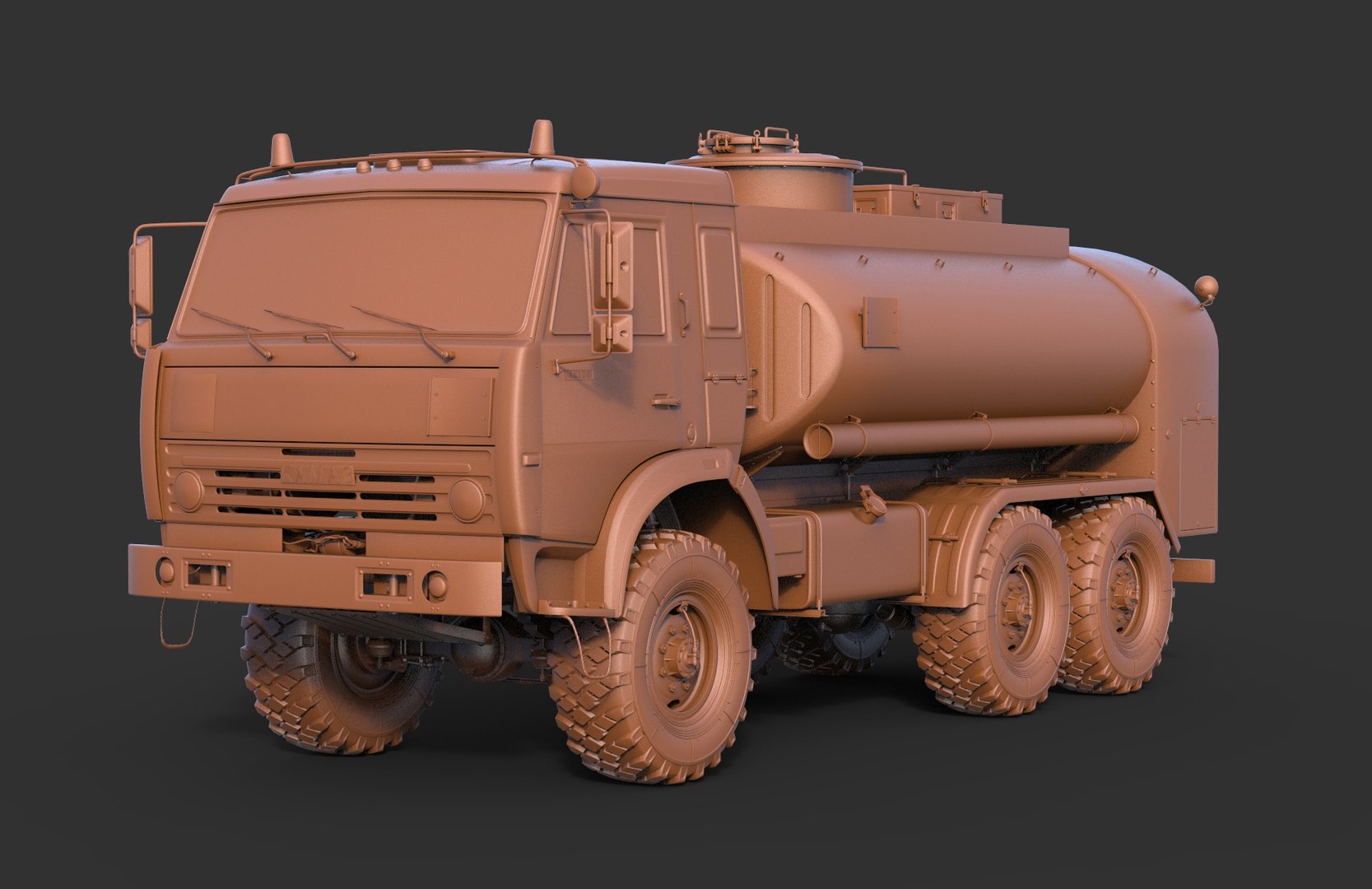 3D Kamaz ATZ 12 Tanker - TurboSquid 1995463