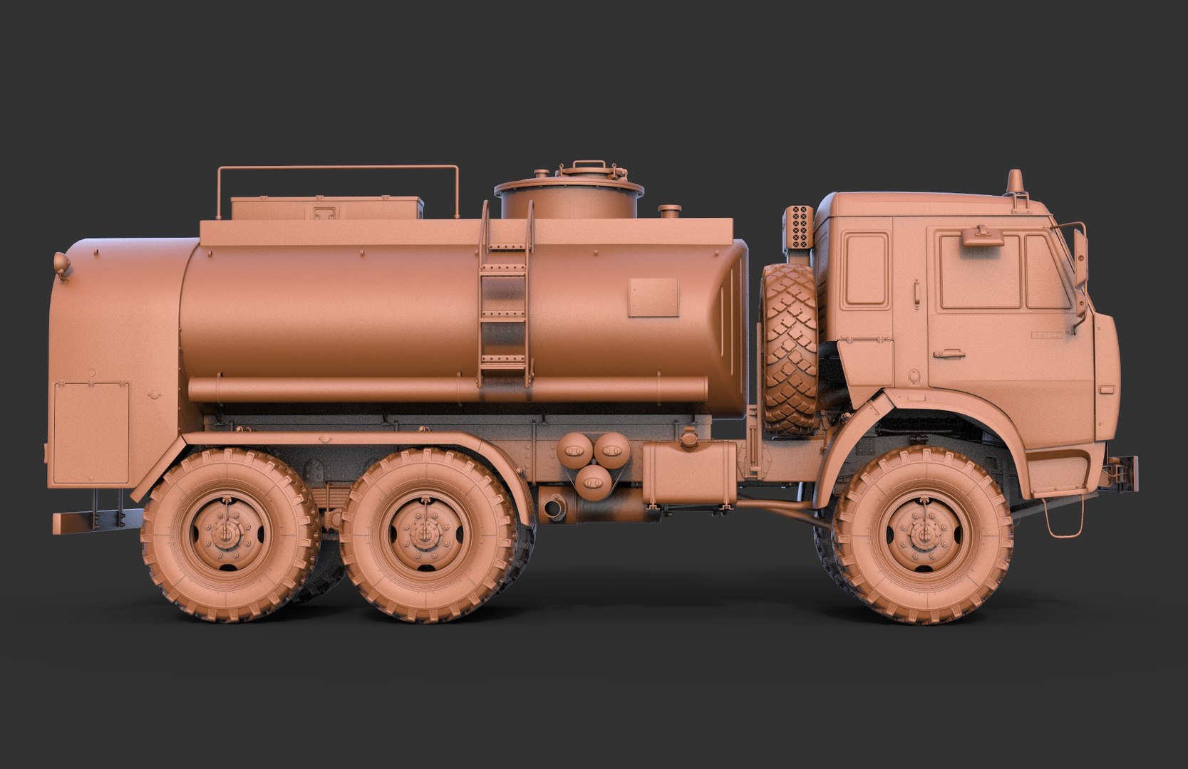 3D Kamaz ATZ 12 Tanker - TurboSquid 1995463