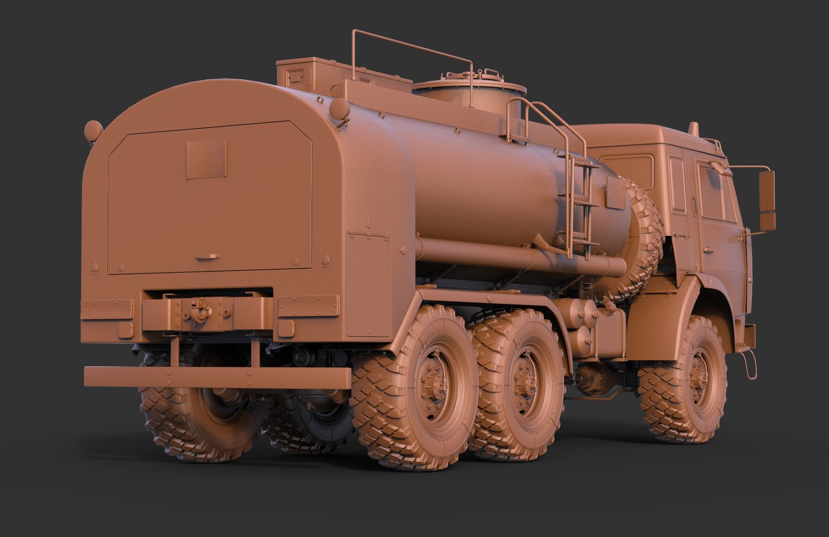 3D Kamaz ATZ 12 Tanker - TurboSquid 1995463
