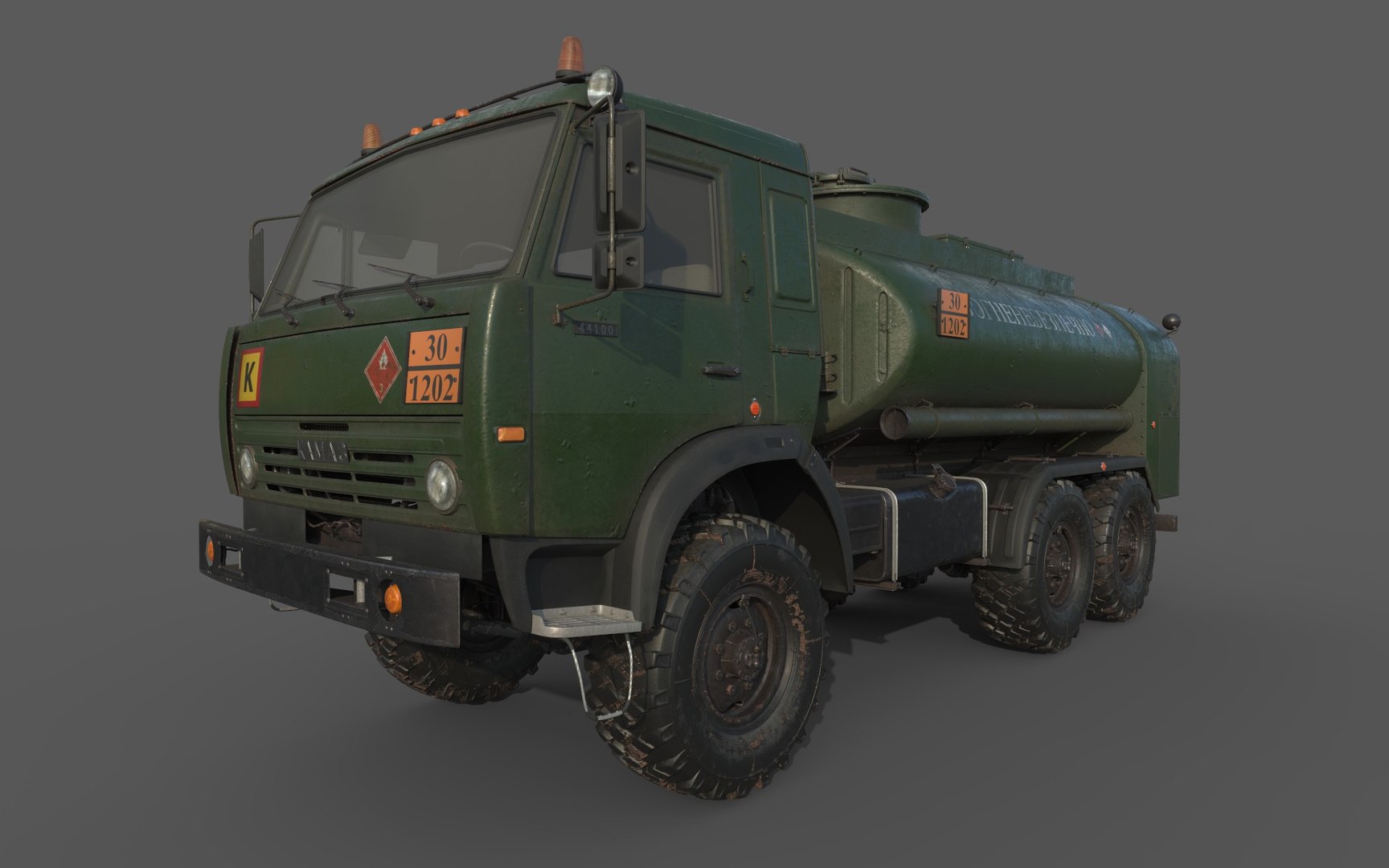 3D Kamaz ATZ 12 Tanker - TurboSquid 1995463