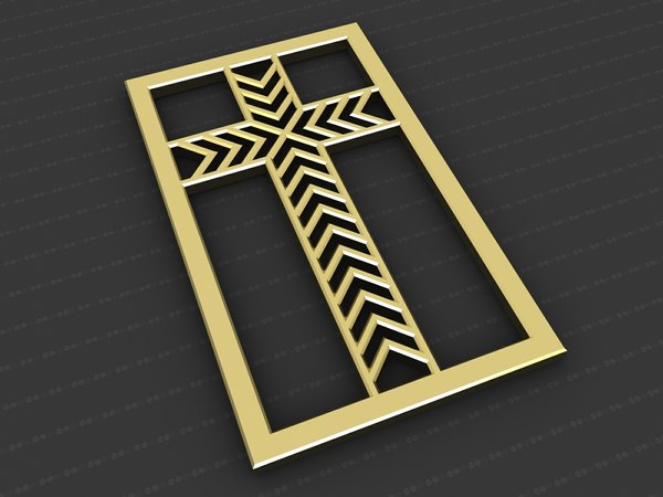 3D cross model - TurboSquid 1474006