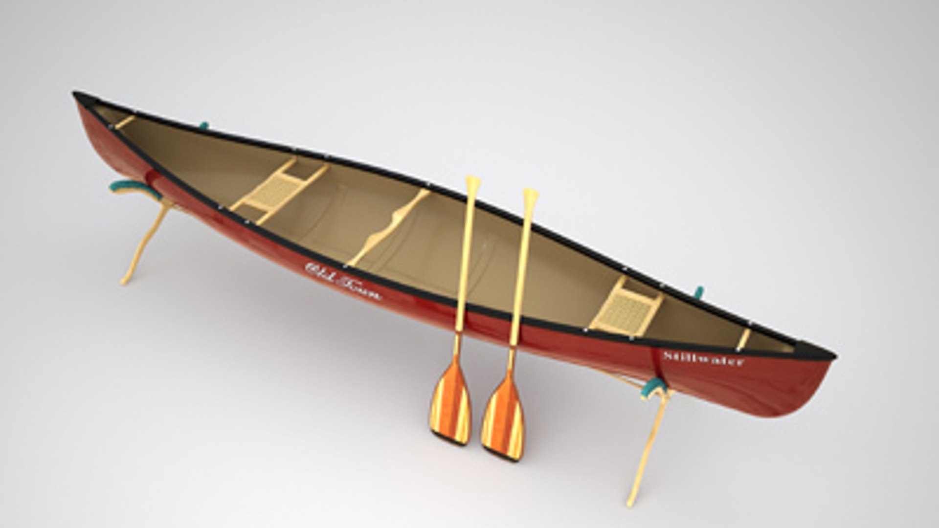 3d Canoe Venture Ranger Model