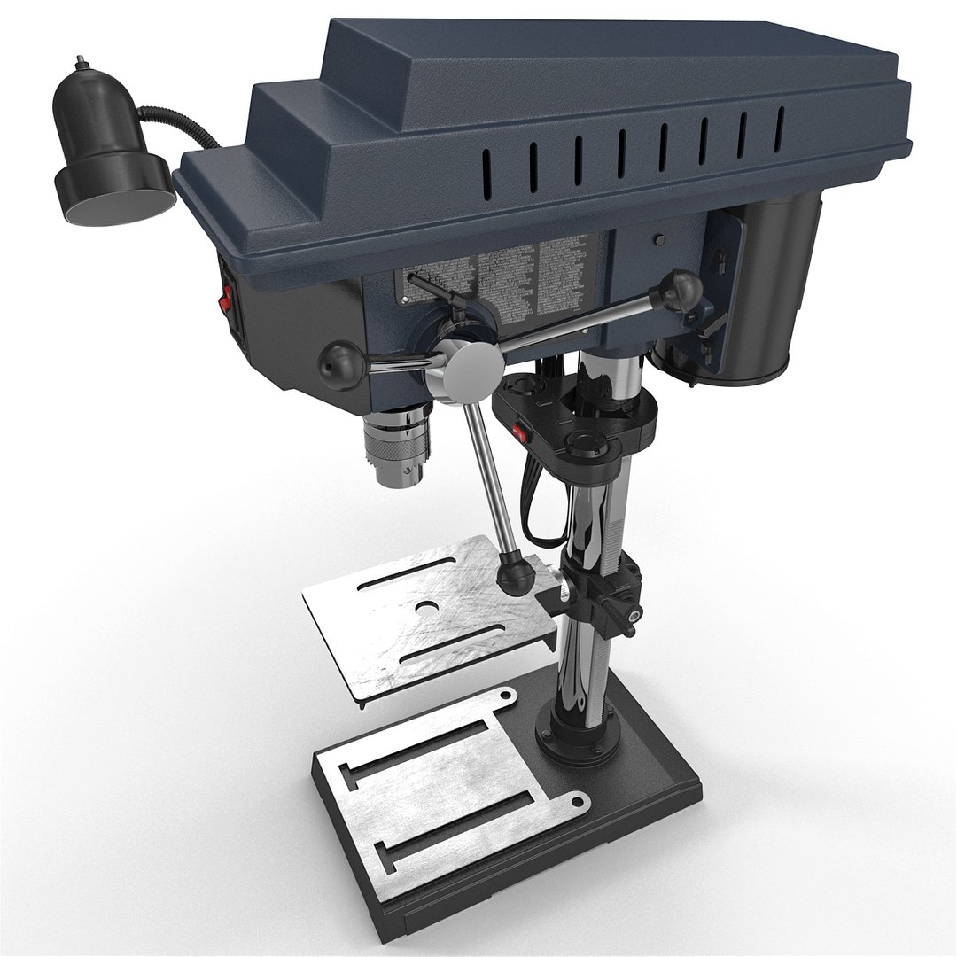 Drill Press 3d Model