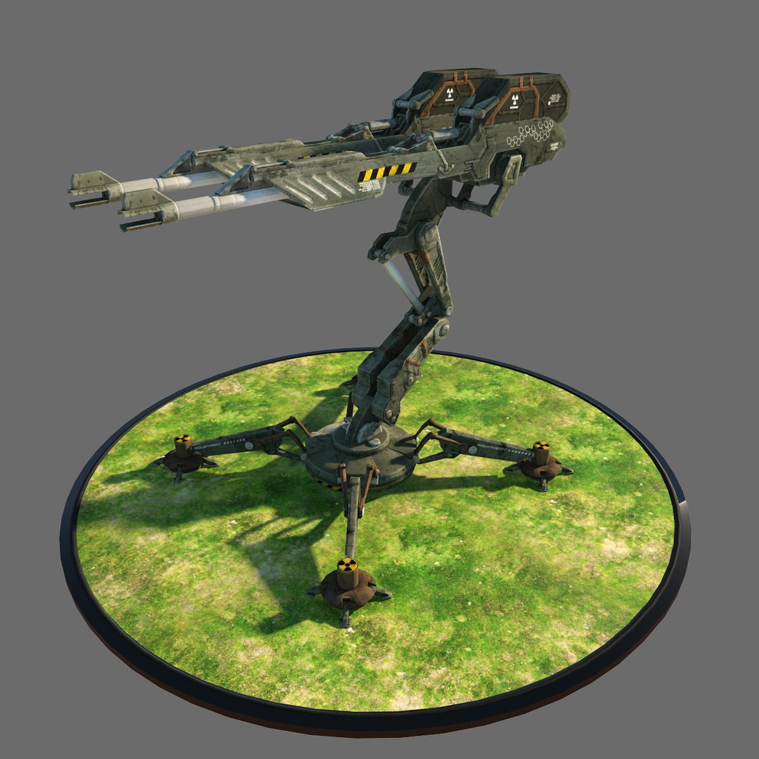 3d Gun Turret