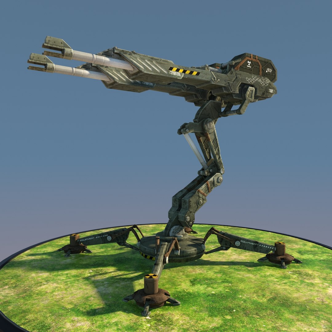 3d Gun Turret