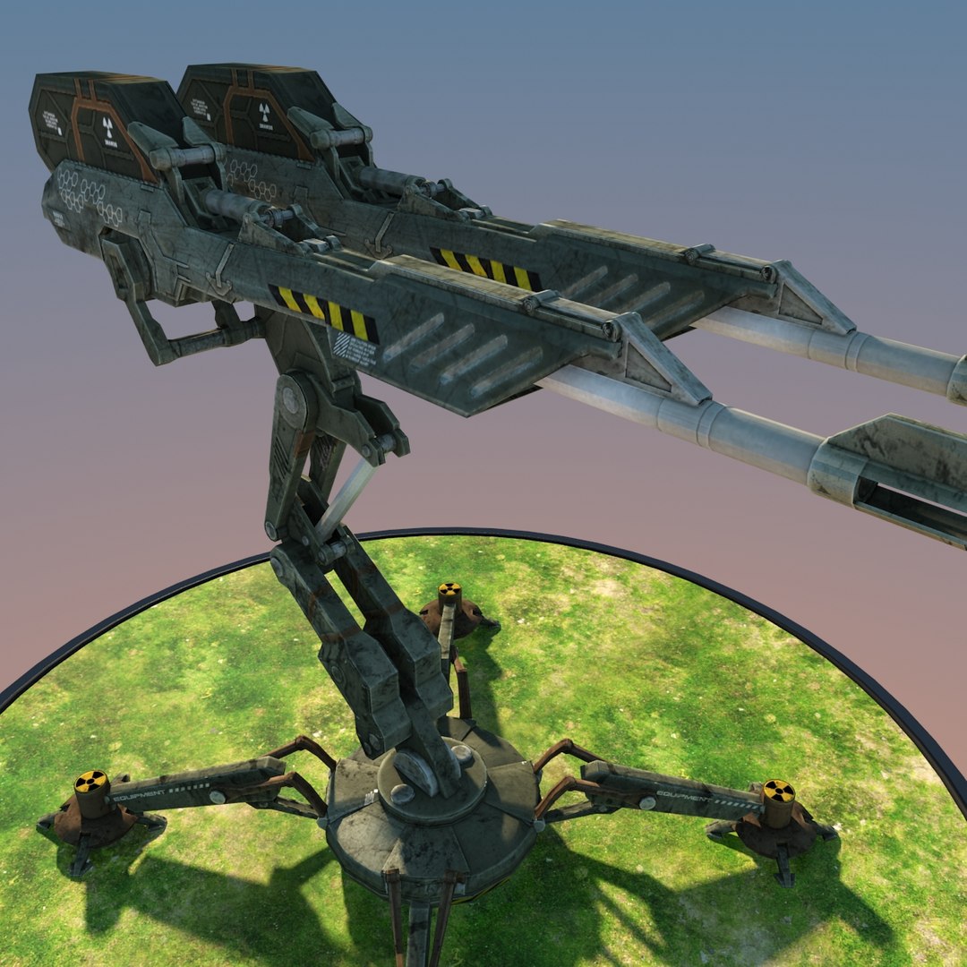 3d Gun Turret