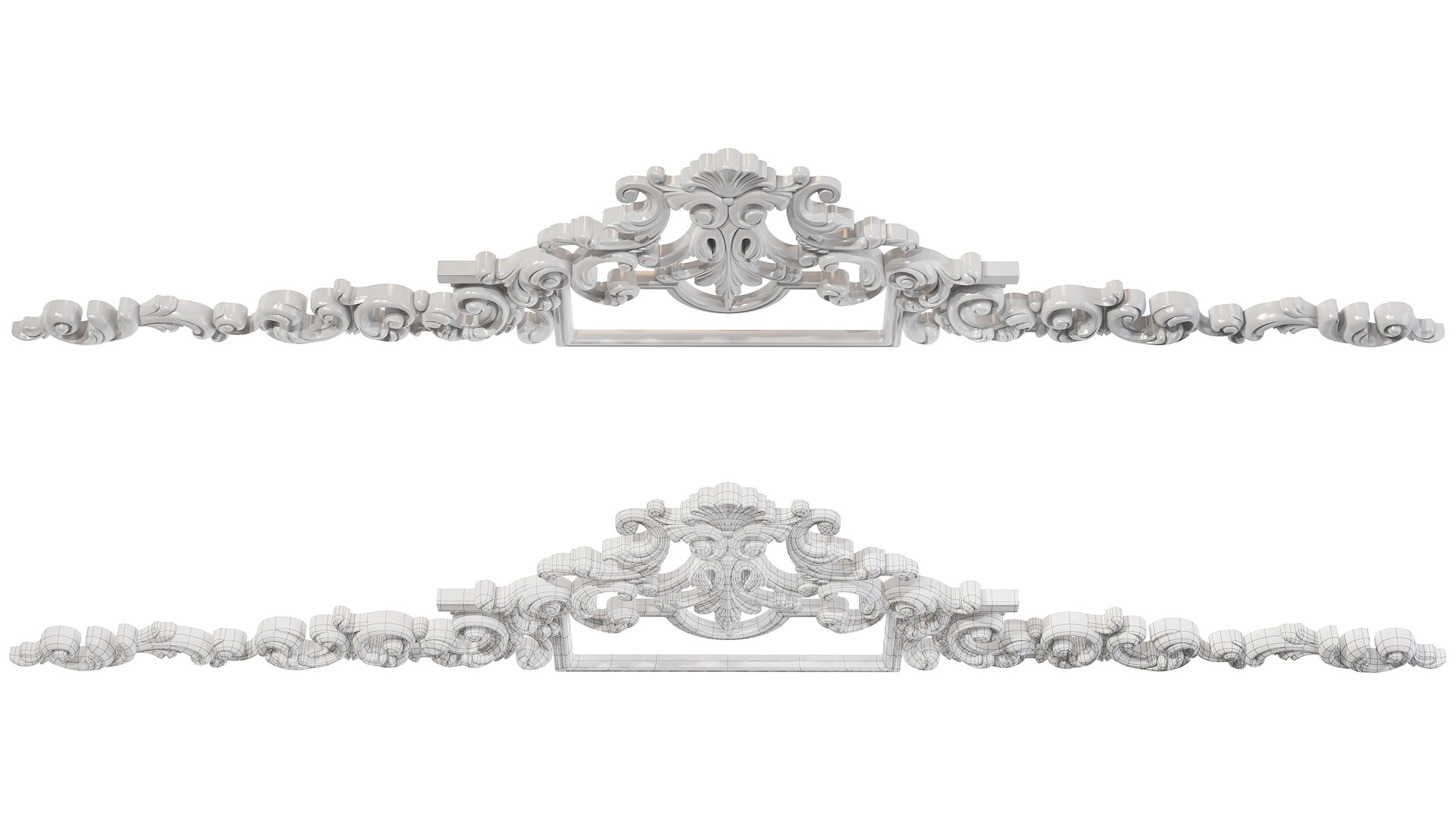 Classic carved 221 3D model - TurboSquid 2065283