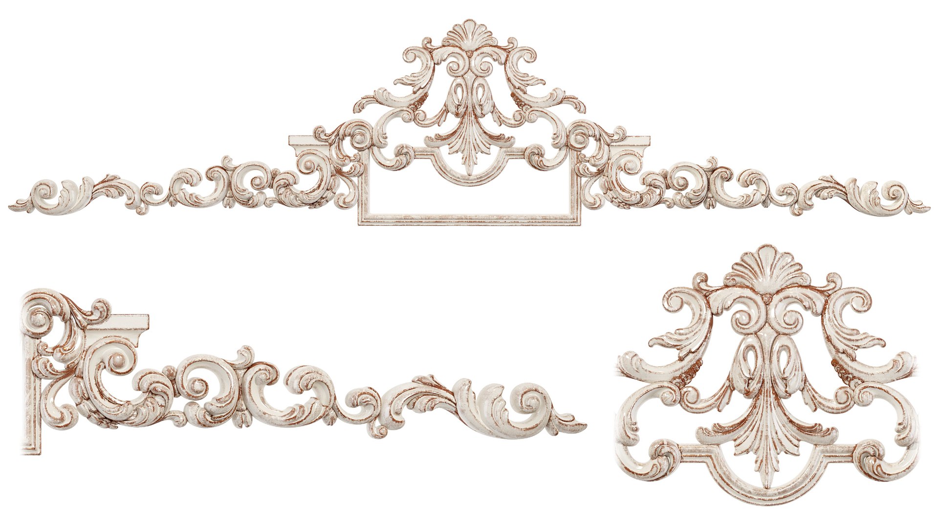 Classic carved 221 3D model - TurboSquid 2065283