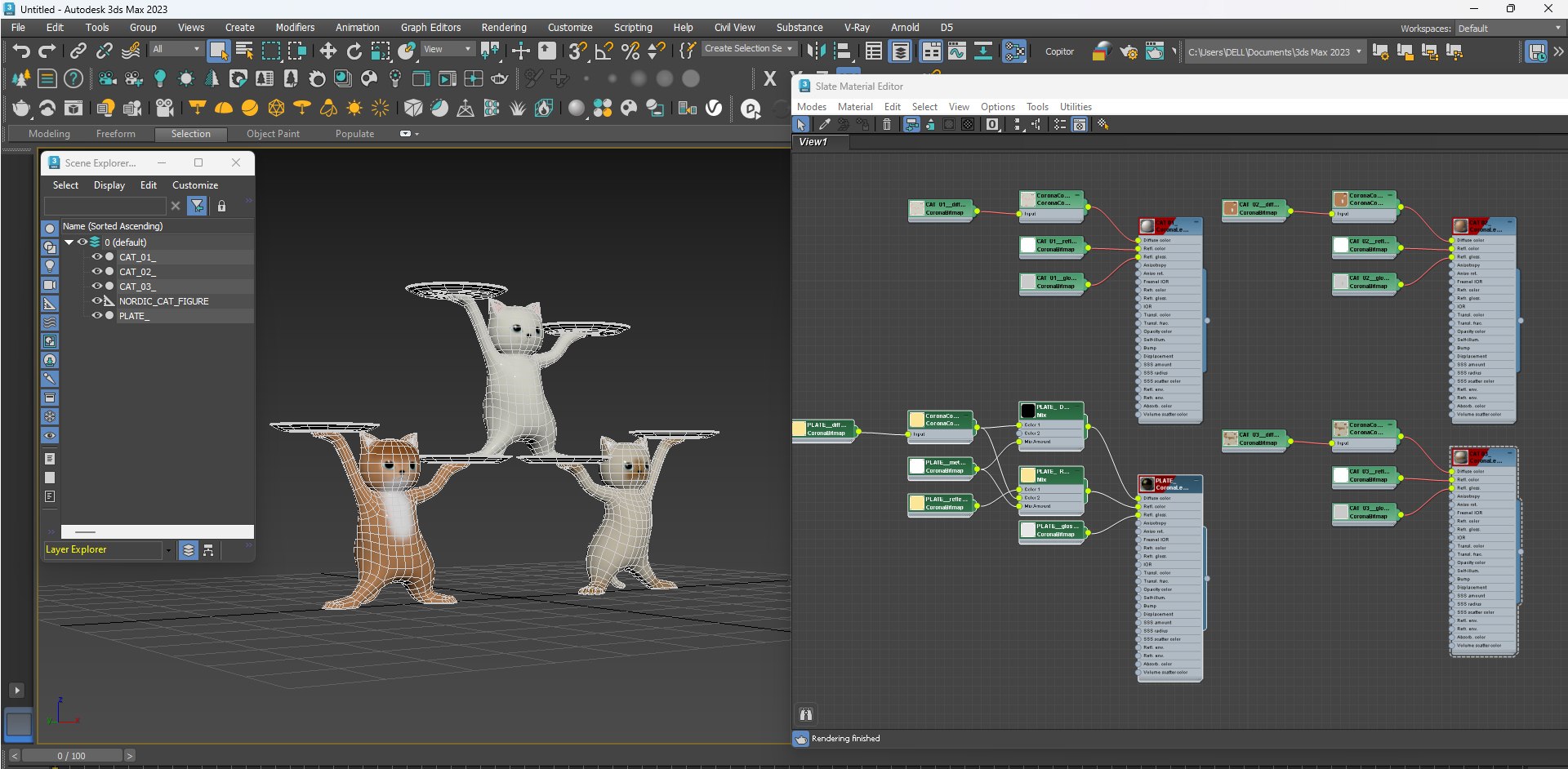 3D Nordic Cat Statue 3D Model Model - TurboSquid 2513805