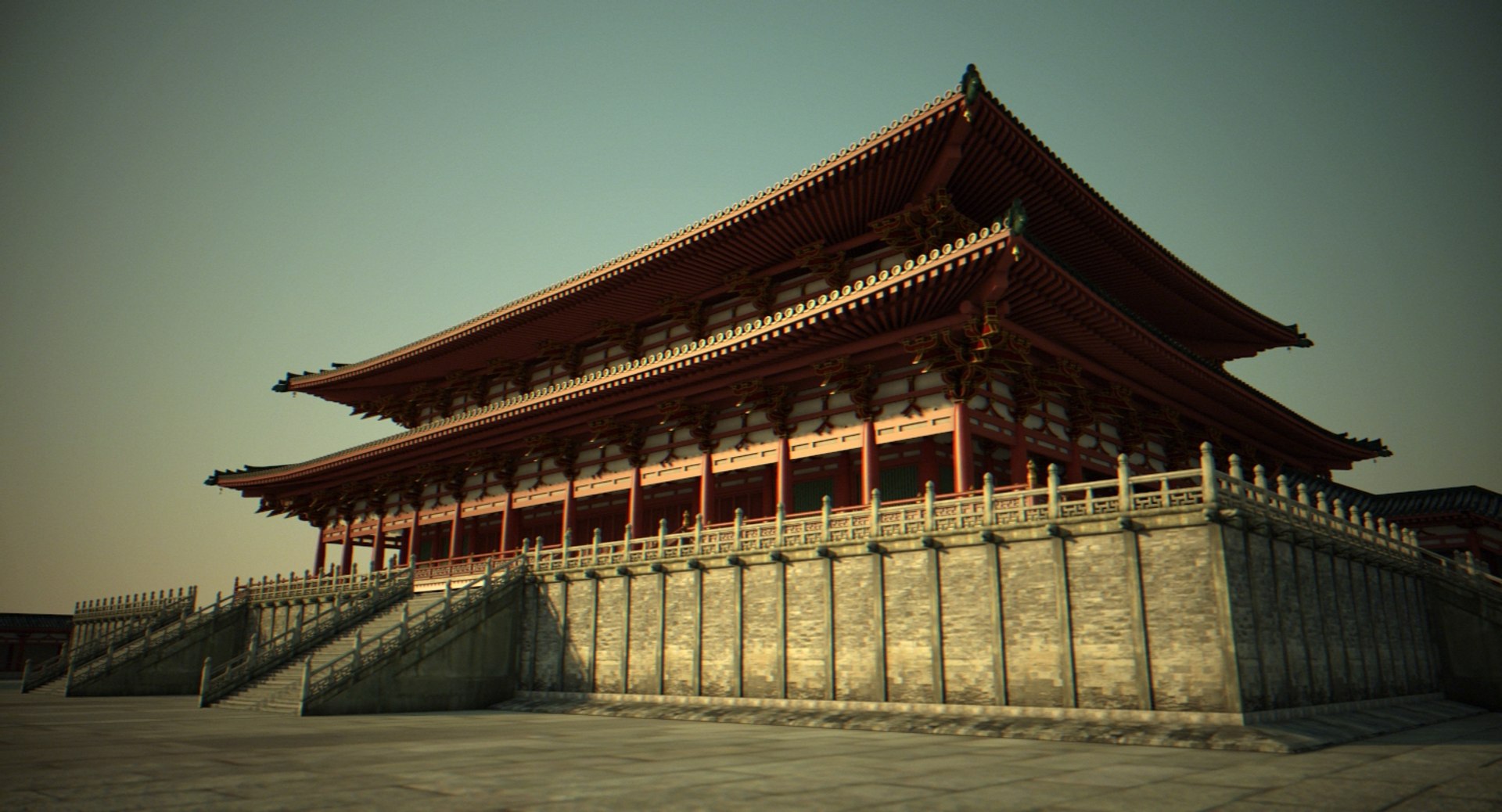 Chinese Architectural Palace Max