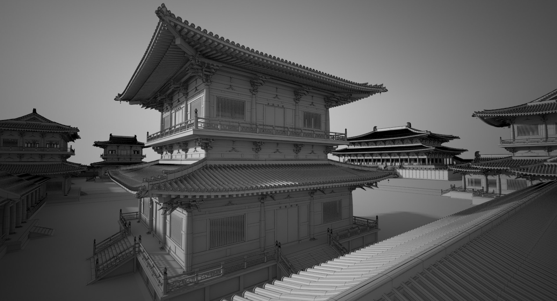 Chinese Architectural Palace Max